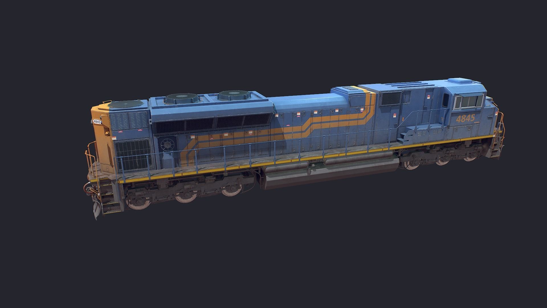 3D model EMD-SD70ACe Locomotion VR / AR / low-poly | CGTrader