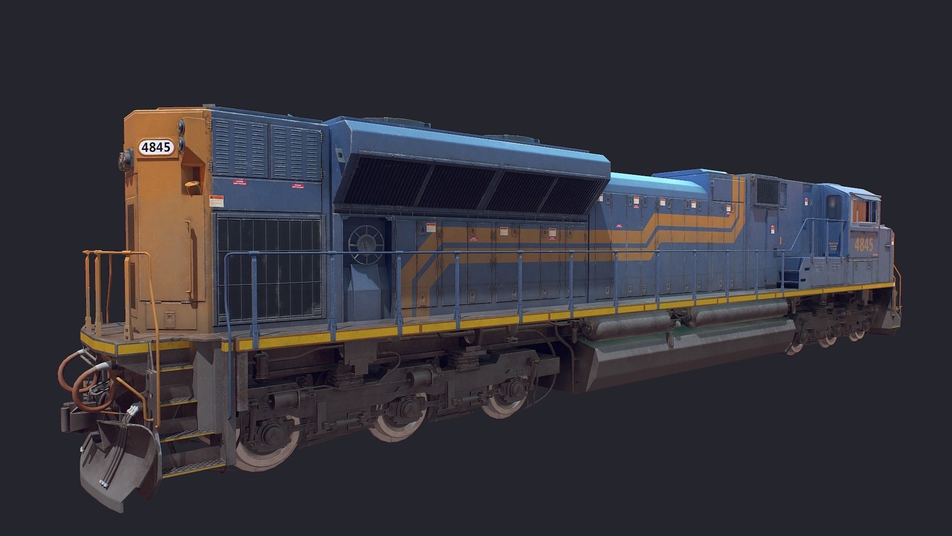 3D model EMD-SD70ACe Locomotion VR / AR / low-poly | CGTrader