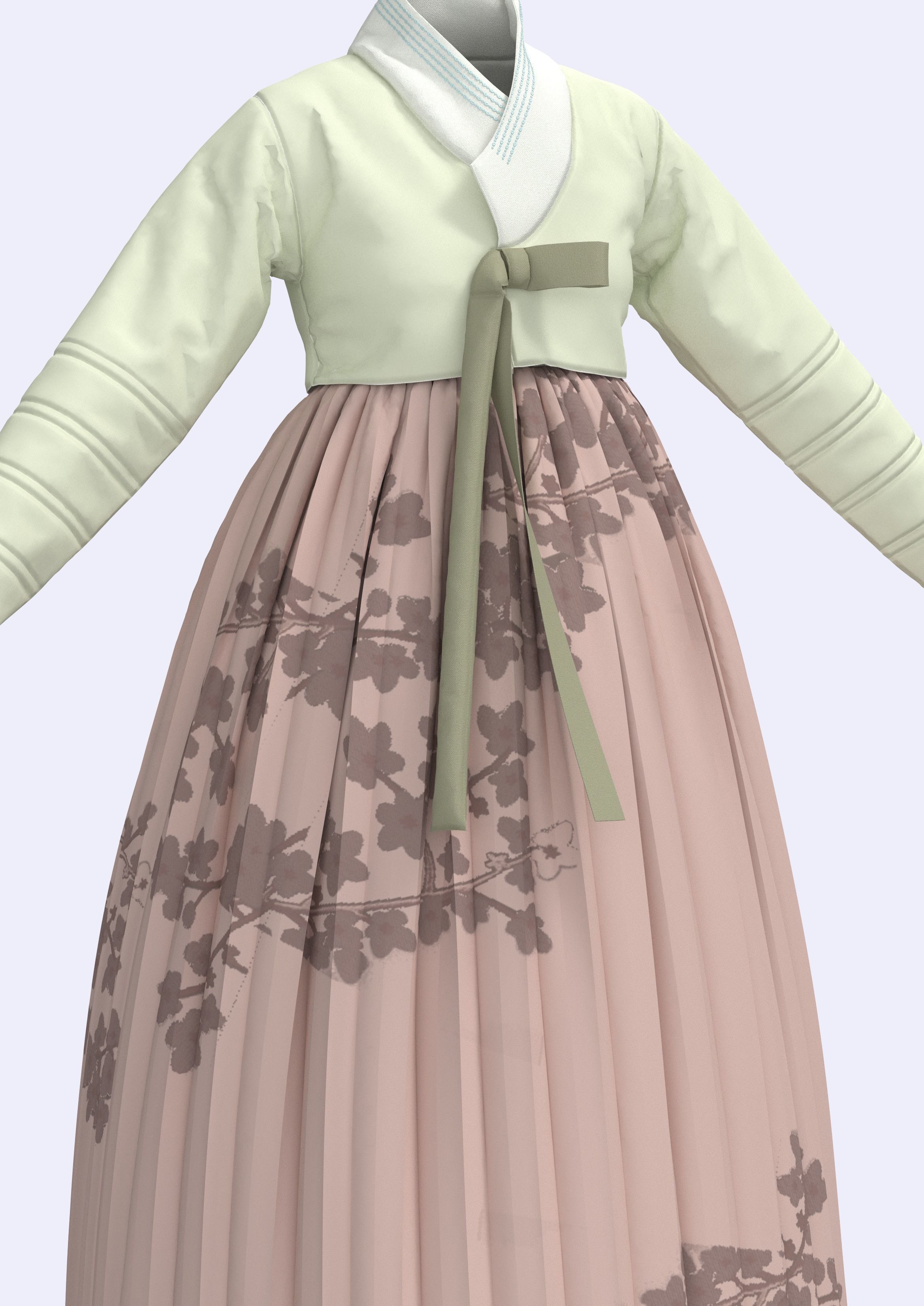 Hanbok-Hanfu high-poly 3D model | CGTrader
