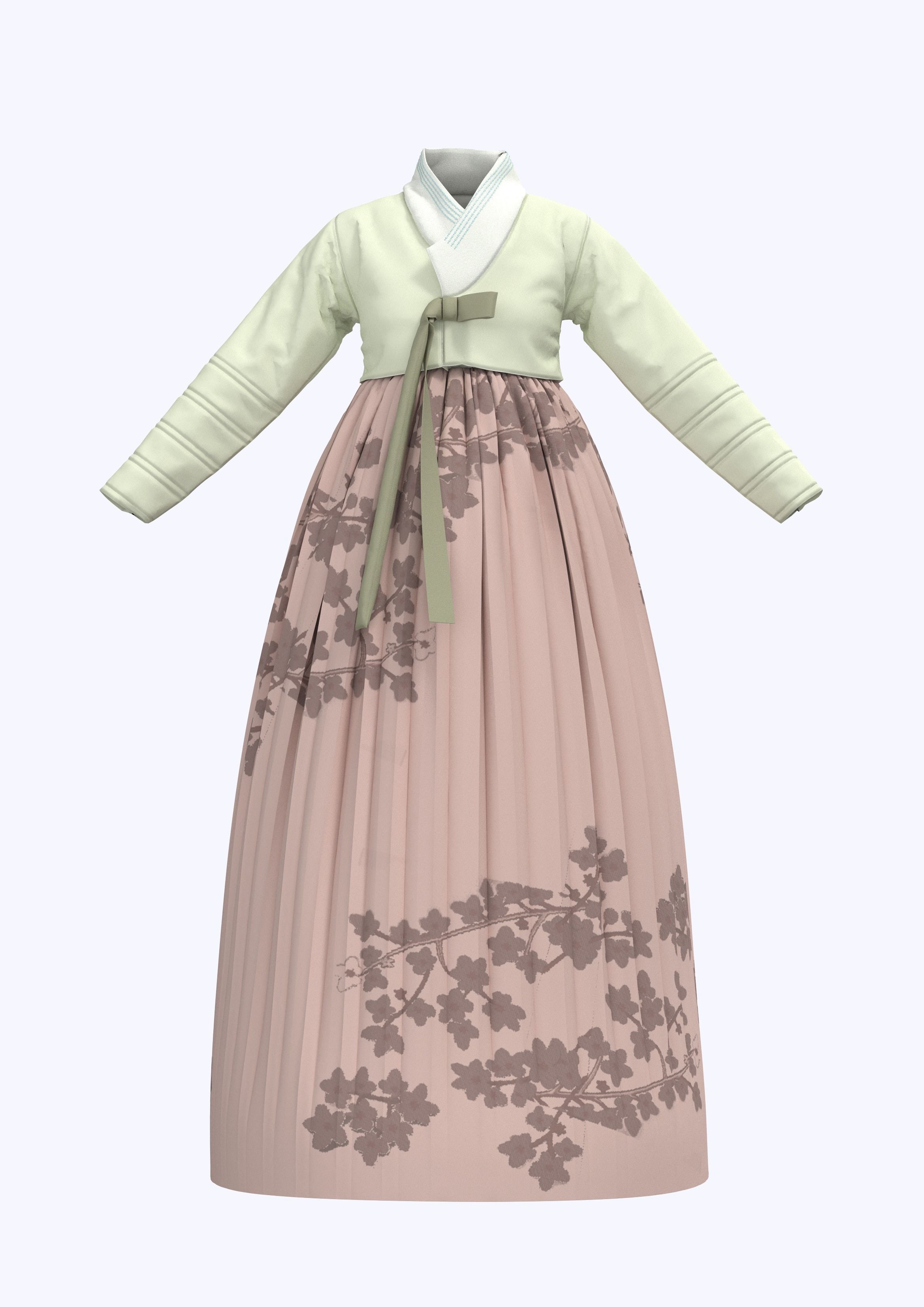 Hanbok-Hanfu high-poly 3D model | CGTrader