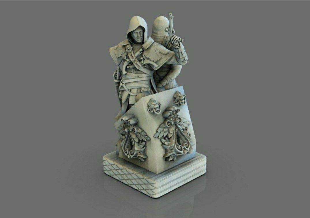 Assassians Creed Statue for 3d printing 3D model | CGTrader