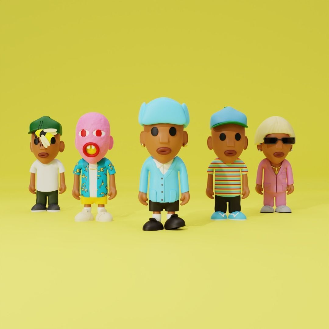 3D model Tyler The Creator Eras 3D Model Collection VR / AR / low-poly ...