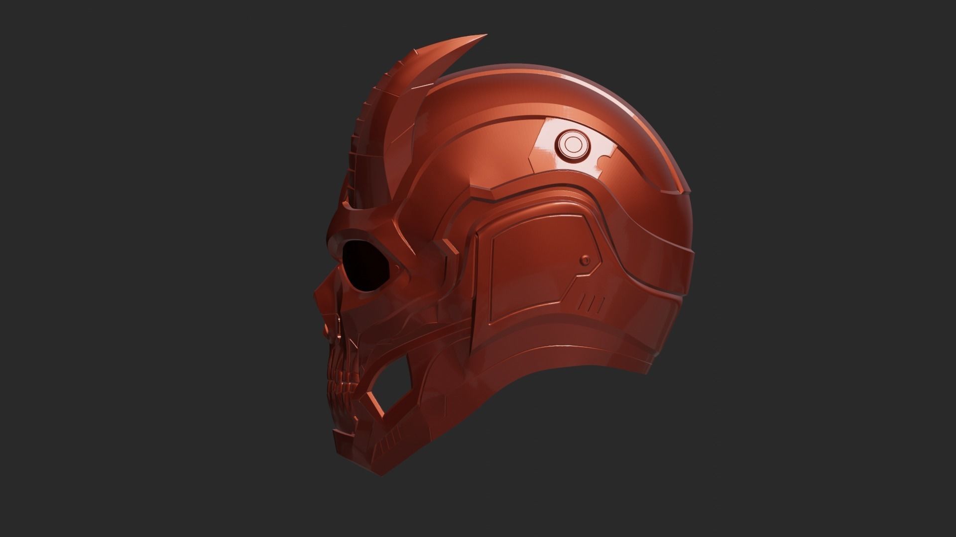 Hi-Tech Skull Helmet 3D model 3D printable | CGTrader