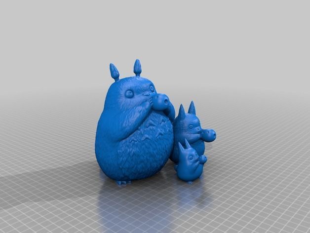 Totoro 3D Printable Model 3D model 3D printable | CGTrader