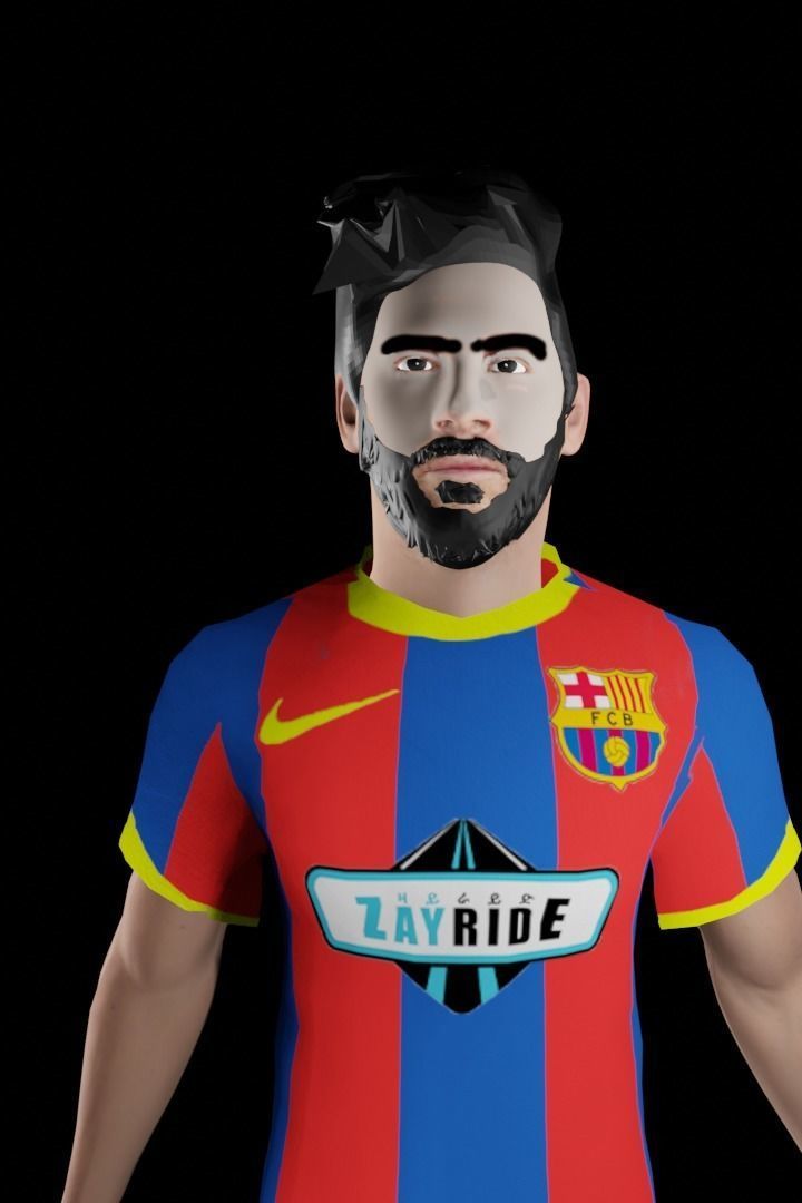 Leo messi cartoony 3D Model free 3D model | CGTrader