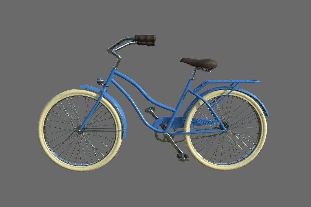 Classic bike 3D model 3D model | CGTrader