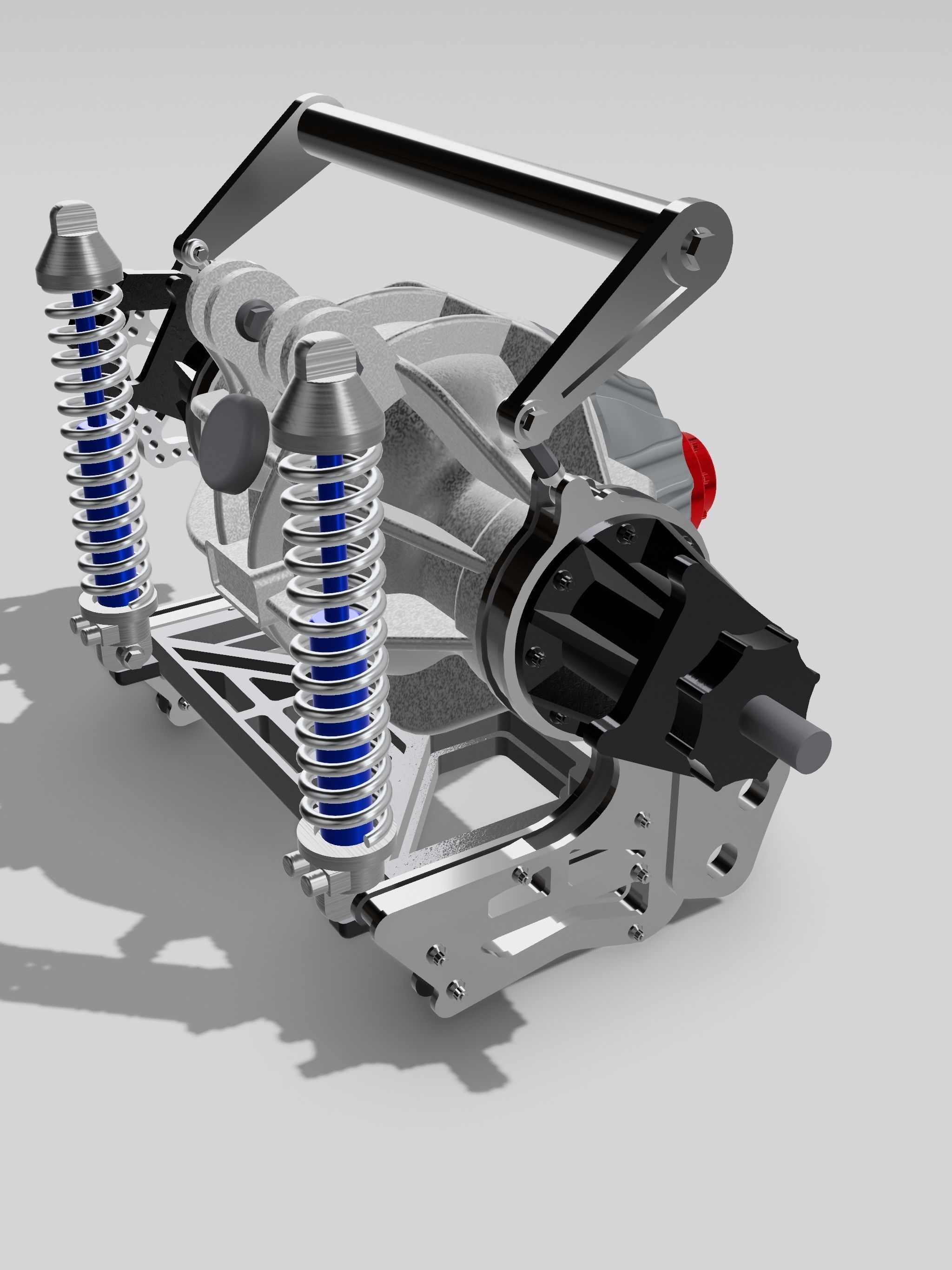 1967 Nova PROMOD Diff assembly N 4 link N driveshaft 3D model 3D ...