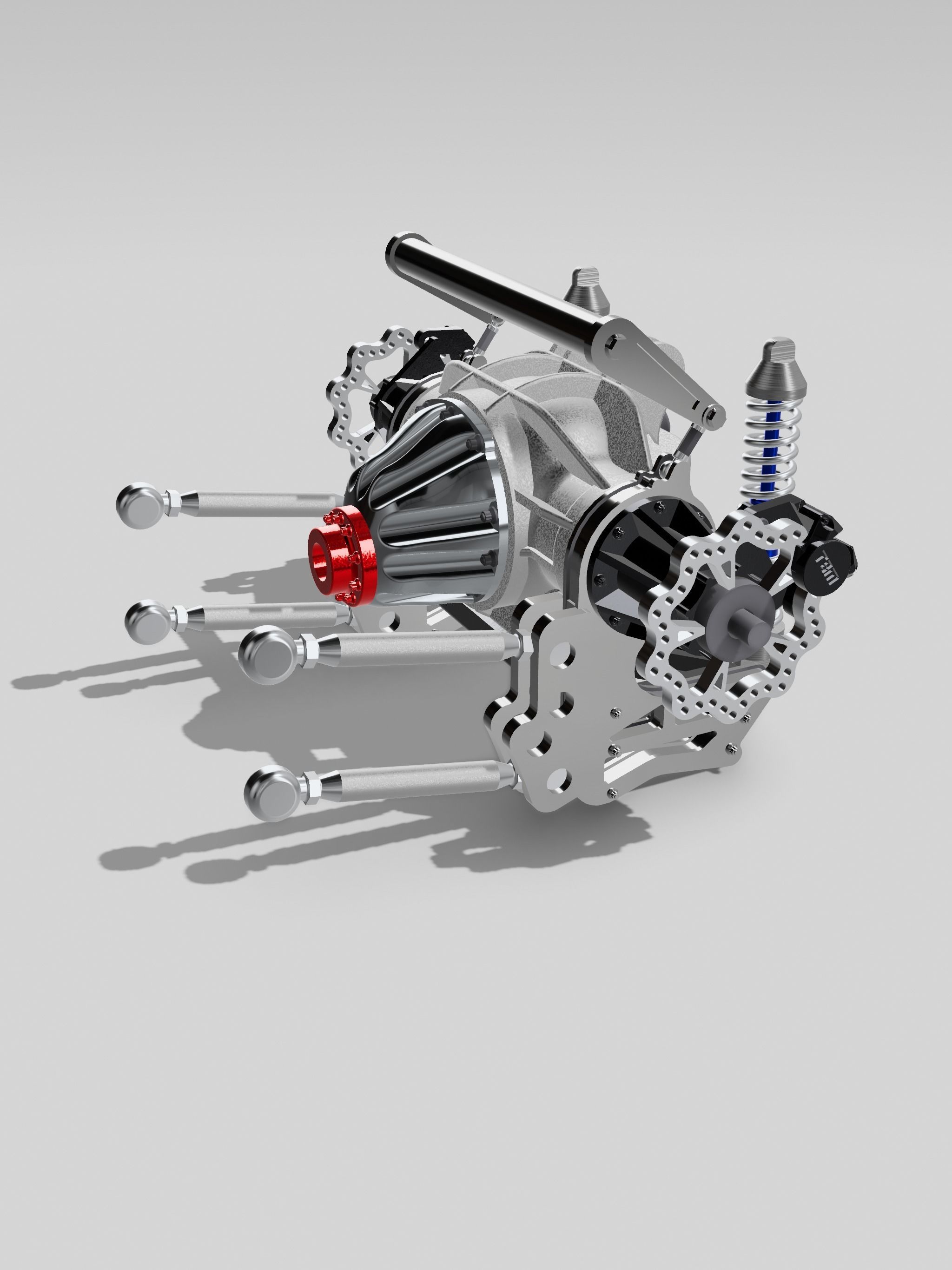 1967 Nova PROMOD Diff assembly N 4 link N driveshaft 3D model 3D printable | CGTrader