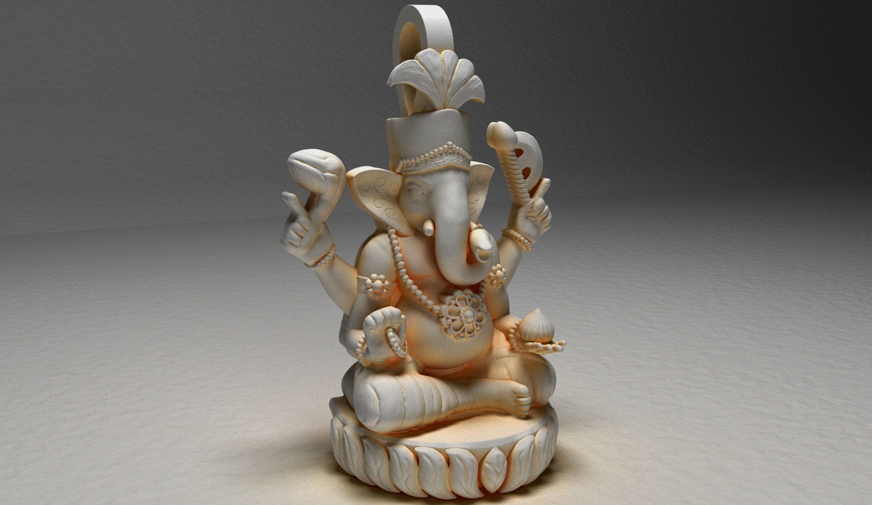 Lord Ganesha Ganesh ji Ganpati Lord 3D model 3D printable | CGTrader