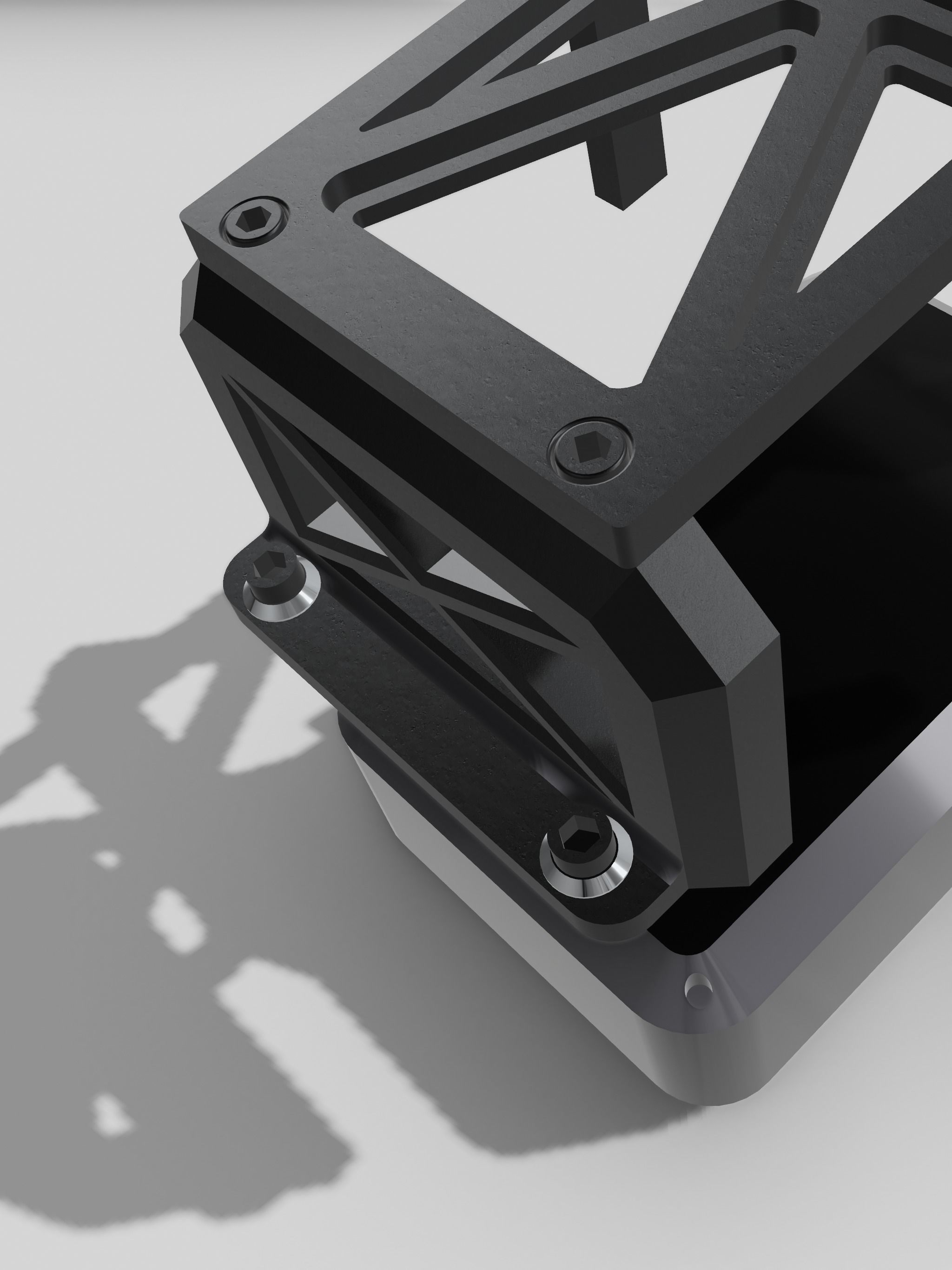 Pro Mod Lithium light weight battery with billet holder 3D model 3D ...