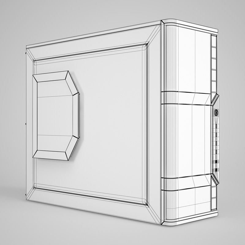 CGAxis PC Case 3D model | CGTrader