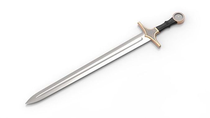 Knights Sword 3D model | CGTrader