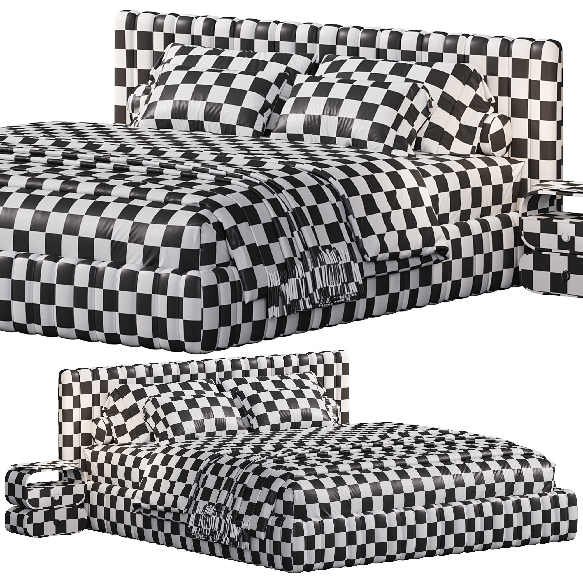 Nick bed by Samoa 3D model | CGTrader