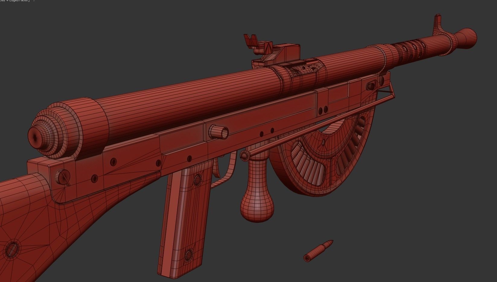 3D model Chauchat Machine Rifle VR / AR / low-poly | CGTrader