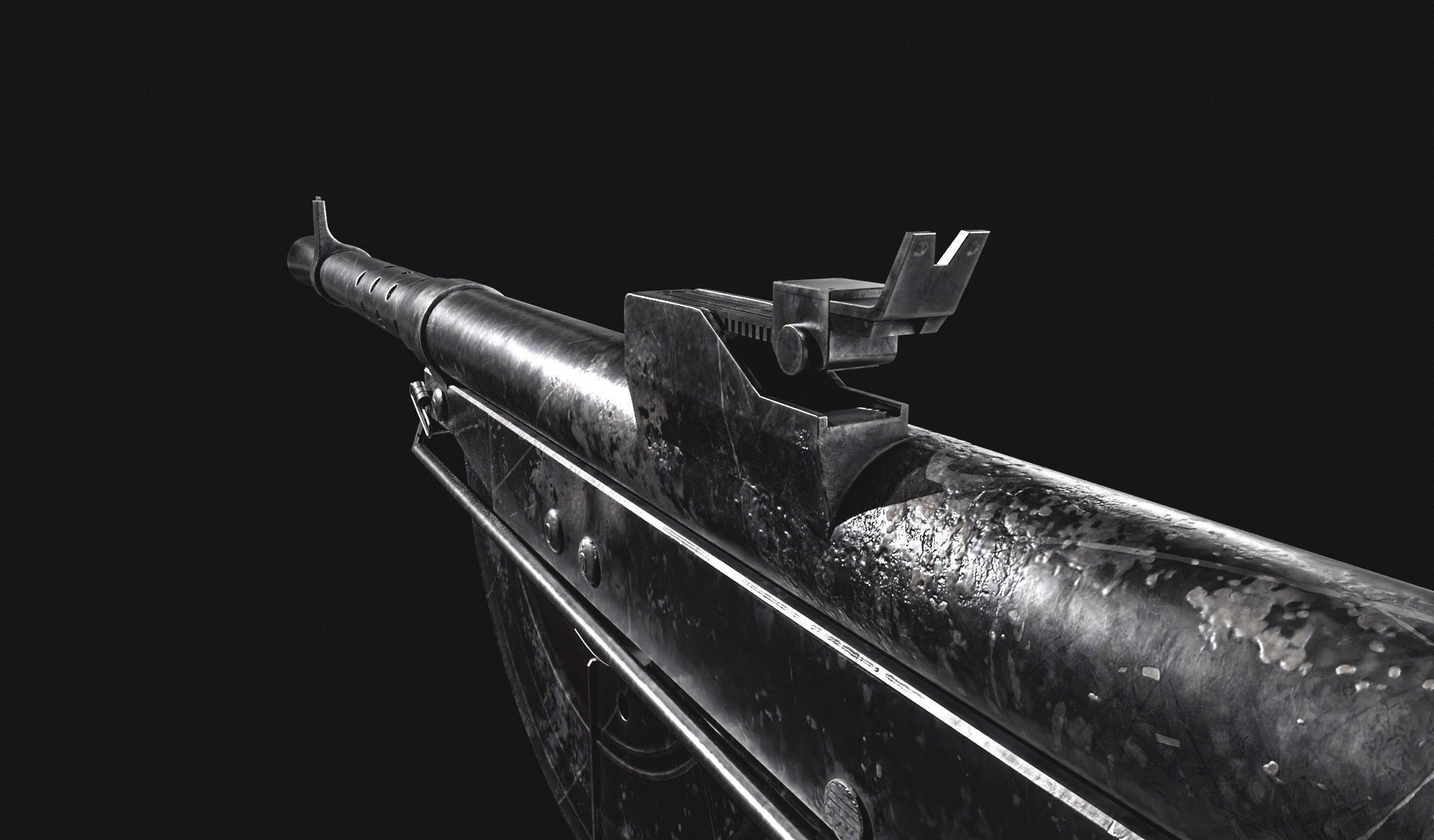 3D model Chauchat Machine Rifle VR / AR / low-poly | CGTrader