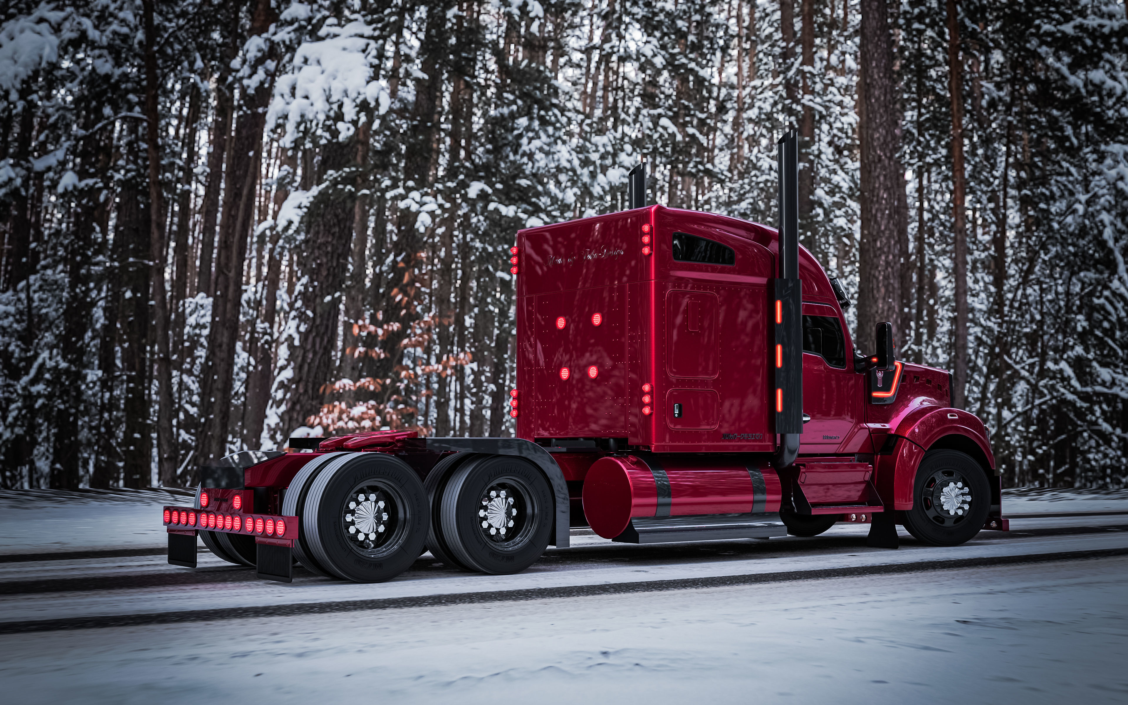 Kenworth W990 NO CHROME EDITION 3D model 3D model | CGTrader