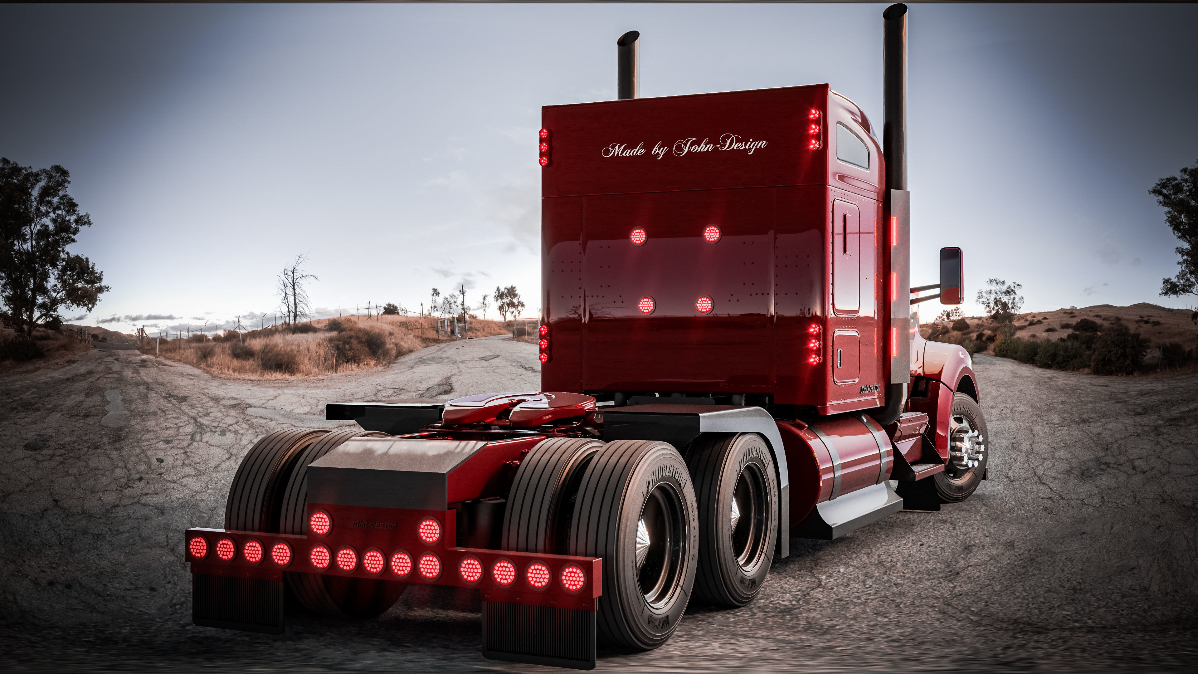 Kenworth W990 NO CHROME EDITION 3D model 3D model | CGTrader