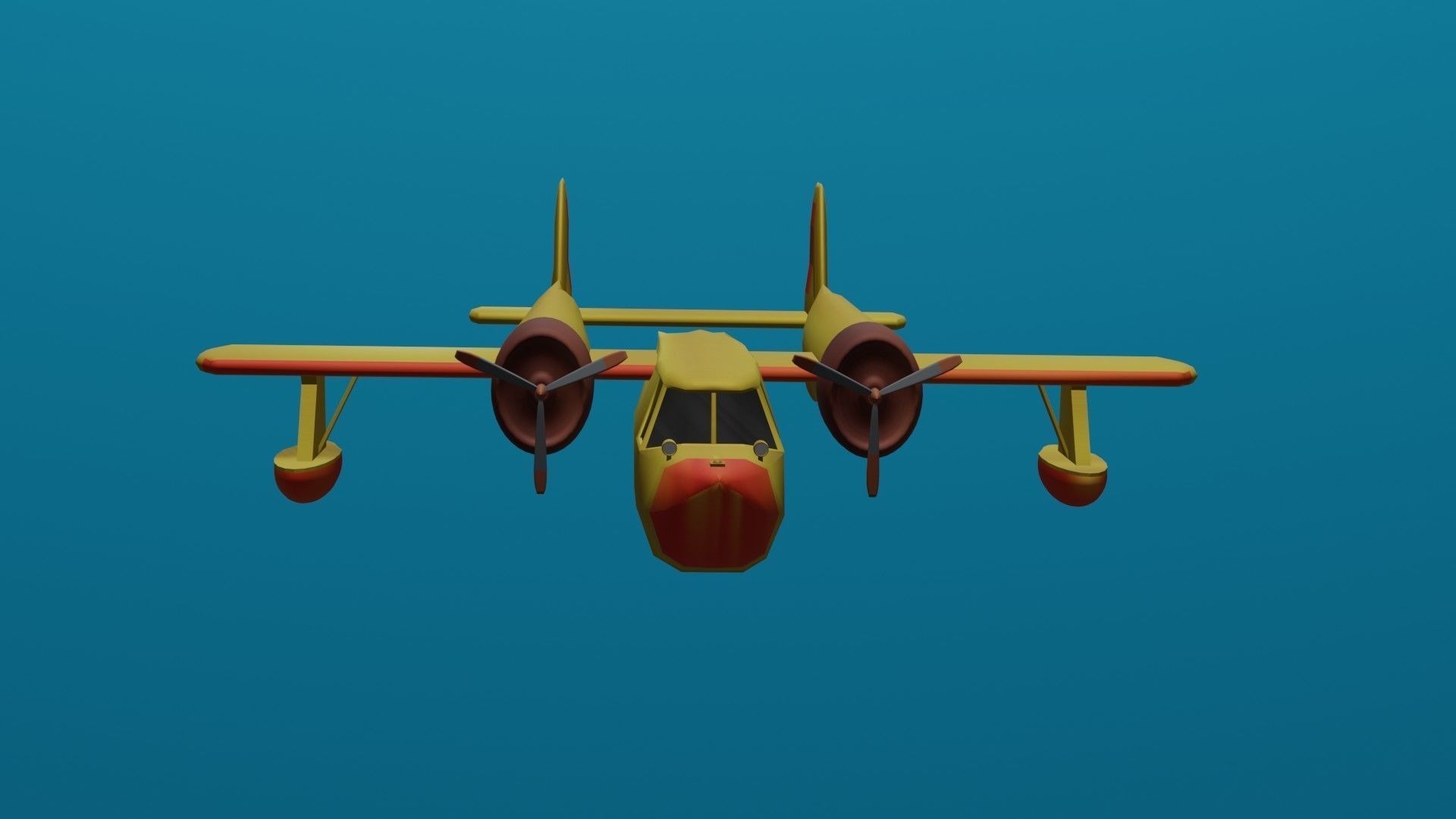 3D model Mini Aircraft VR / AR / low-poly | CGTrader