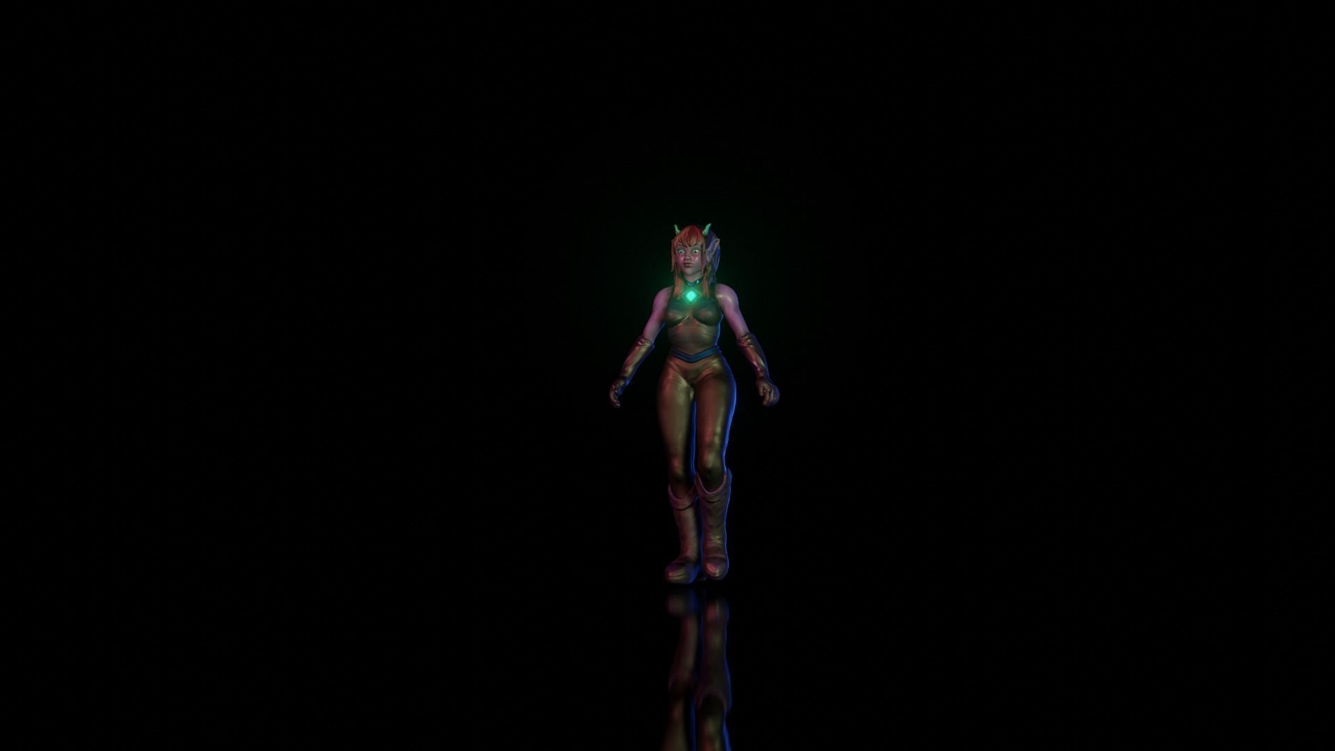 3D model Wicked Demon Princess VR / AR / low-poly | CGTrader