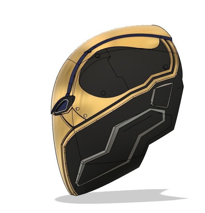 Custom Deathstroke Mask 3D model 3D printable | CGTrader