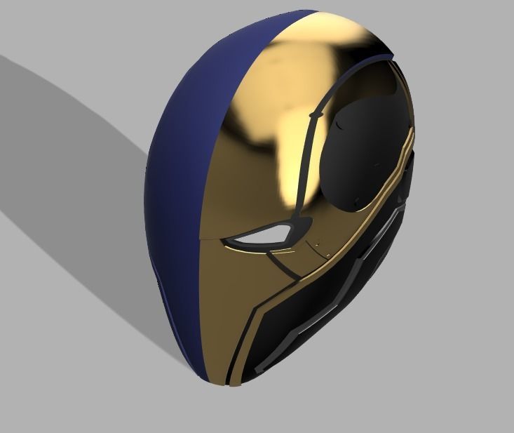 Custom Deathstroke Mask 3D model 3D printable | CGTrader