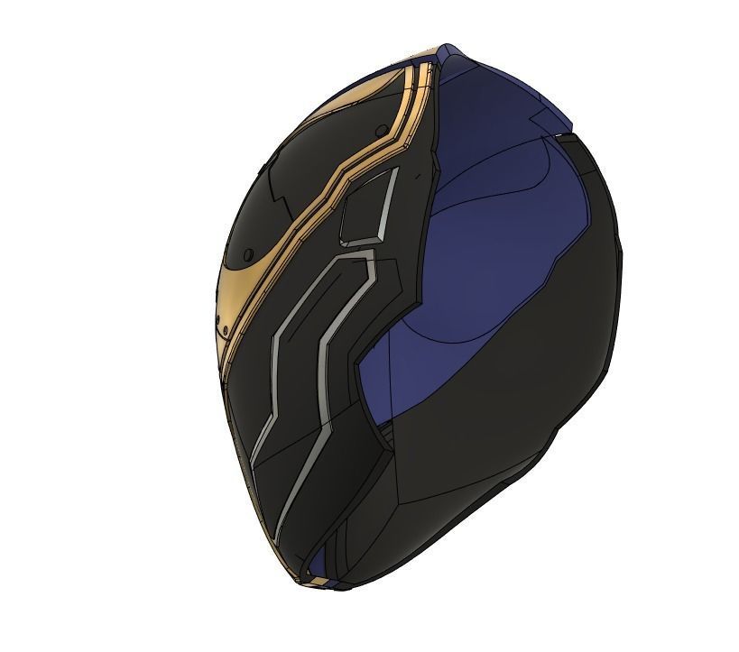 Custom Deathstroke Mask 3D model 3D printable | CGTrader