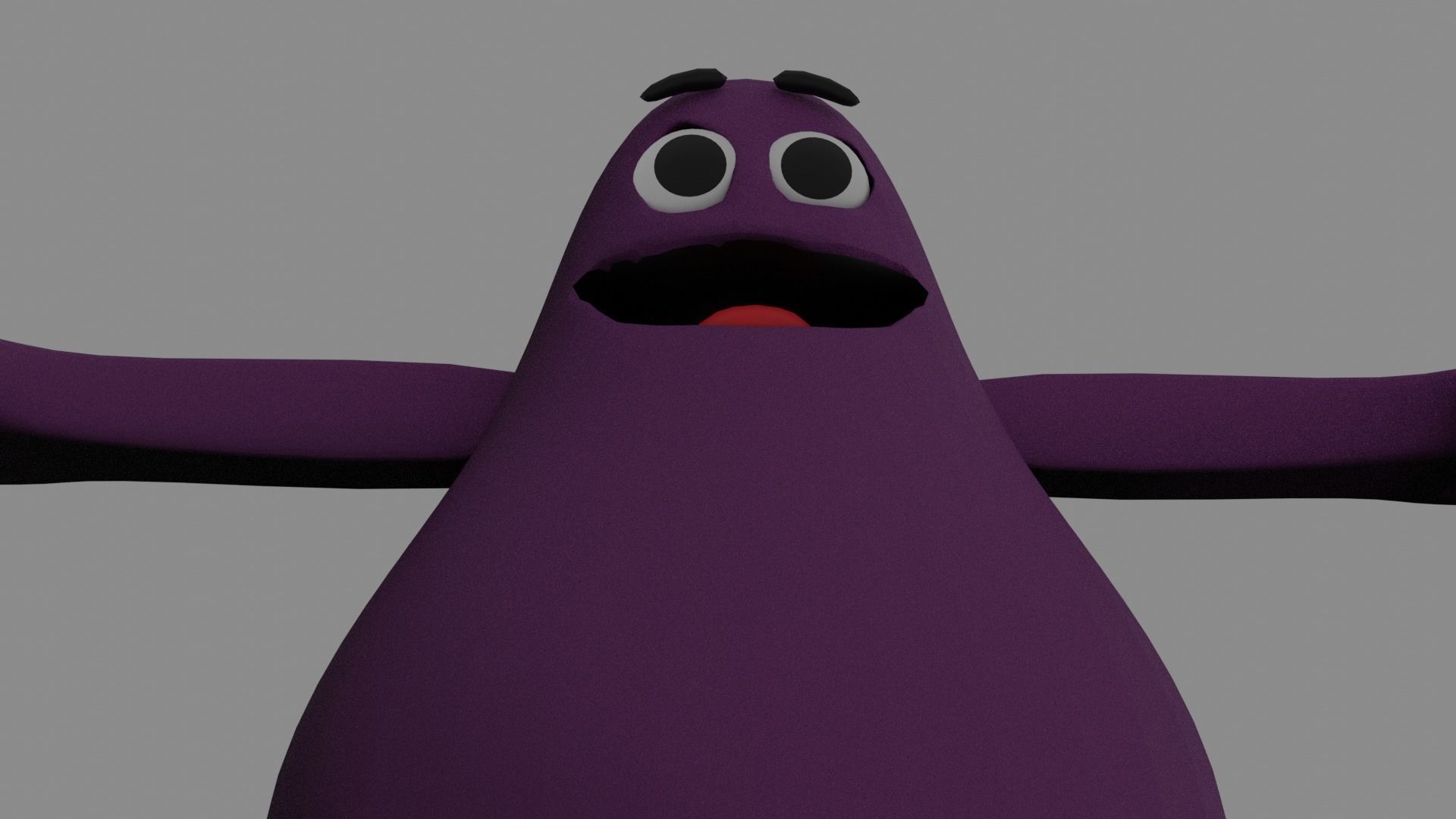 Grimace Rigged free 3D model | CGTrader