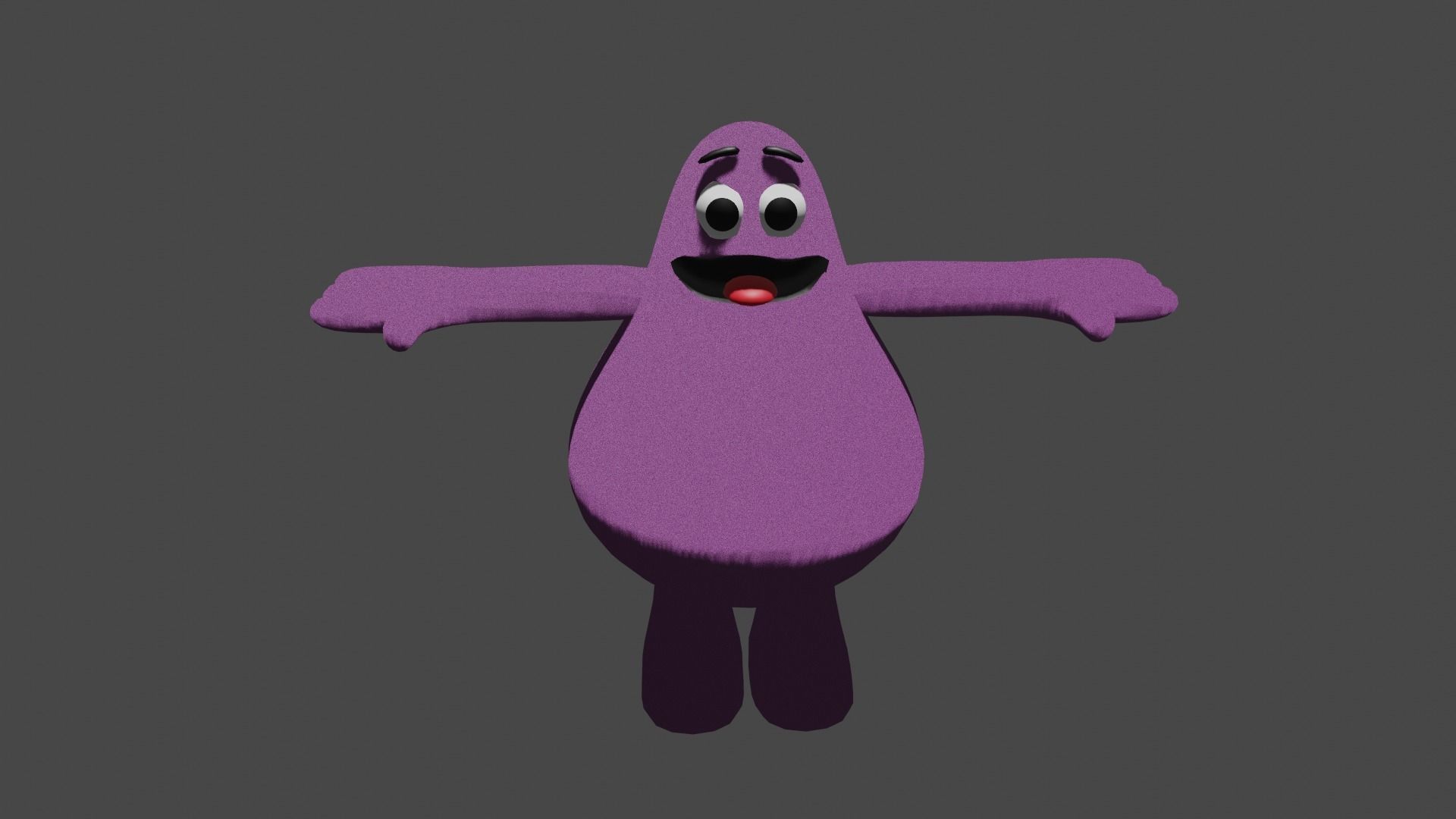 Grimace Rigged free 3D model | CGTrader
