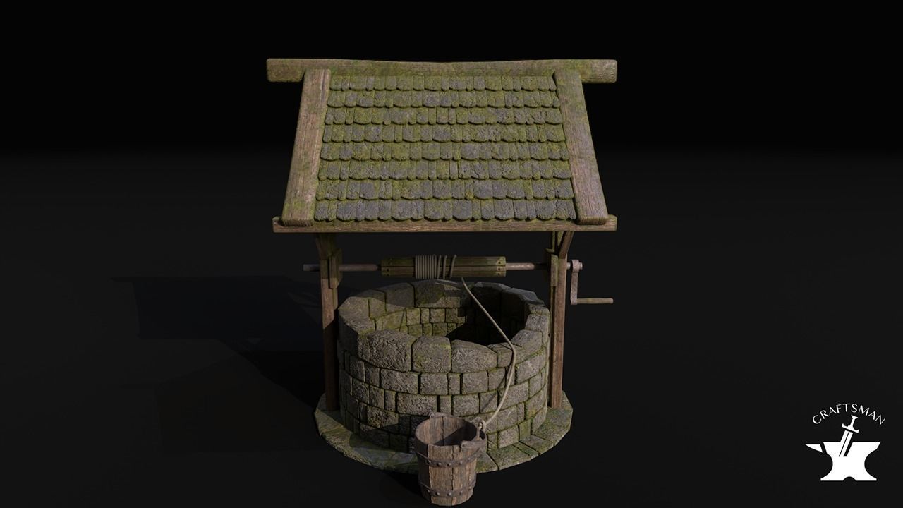 3D model Realistic Water Well VR / AR / low-poly | CGTrader