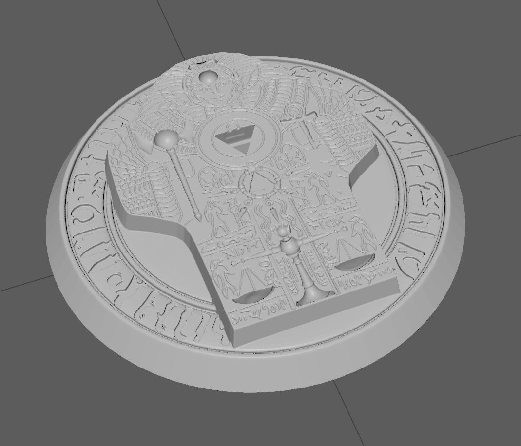 Yu Gi Oh - Millennium Items Slate Base - 3D print CGI model 3D model 3D printable | CGTrader