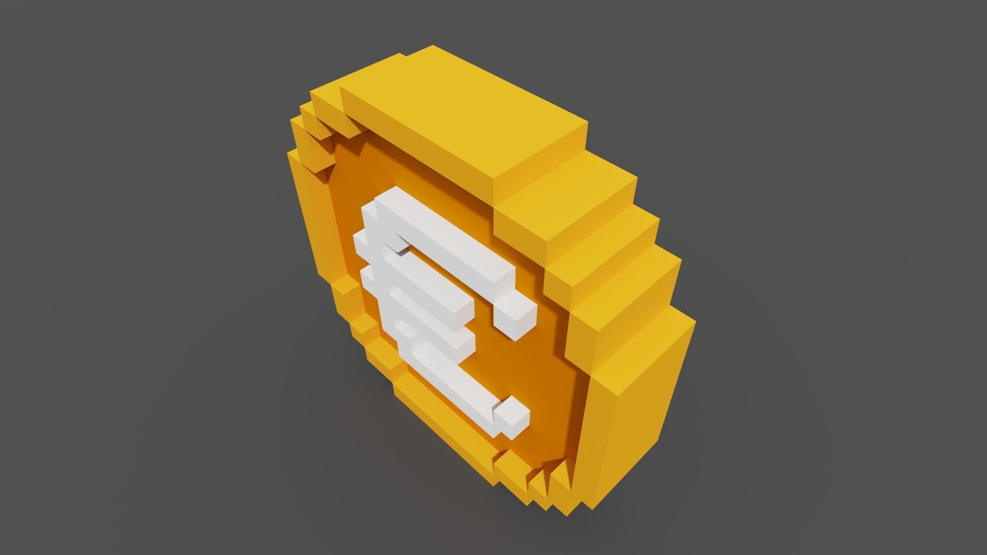 3D model Euro 8bit two sided coin VR / AR / low-poly | CGTrader