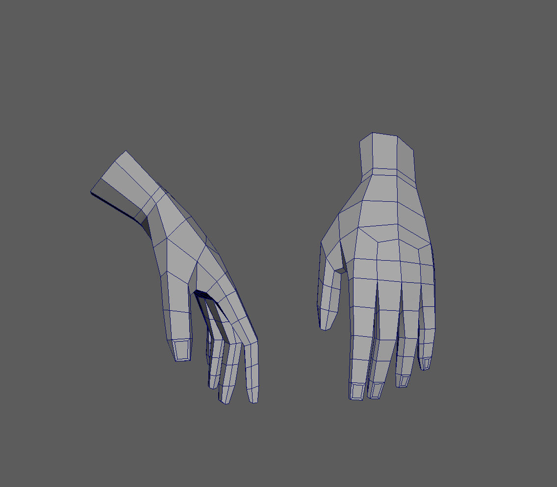 Hand Human free 3D model | CGTrader