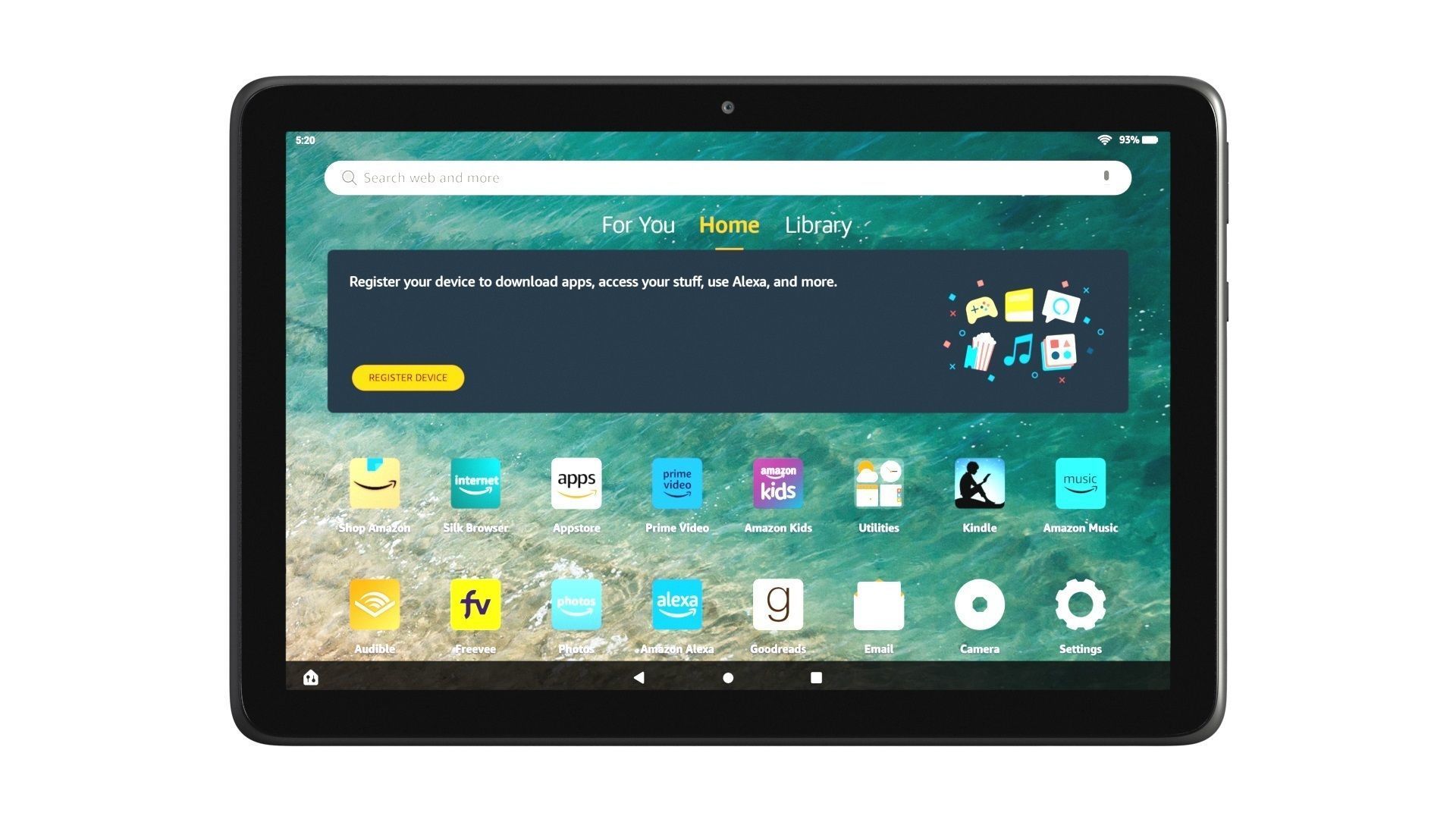 3D model Amazon Fire HD 10 Plus tablet 2021 release VR / AR / low-poly ...