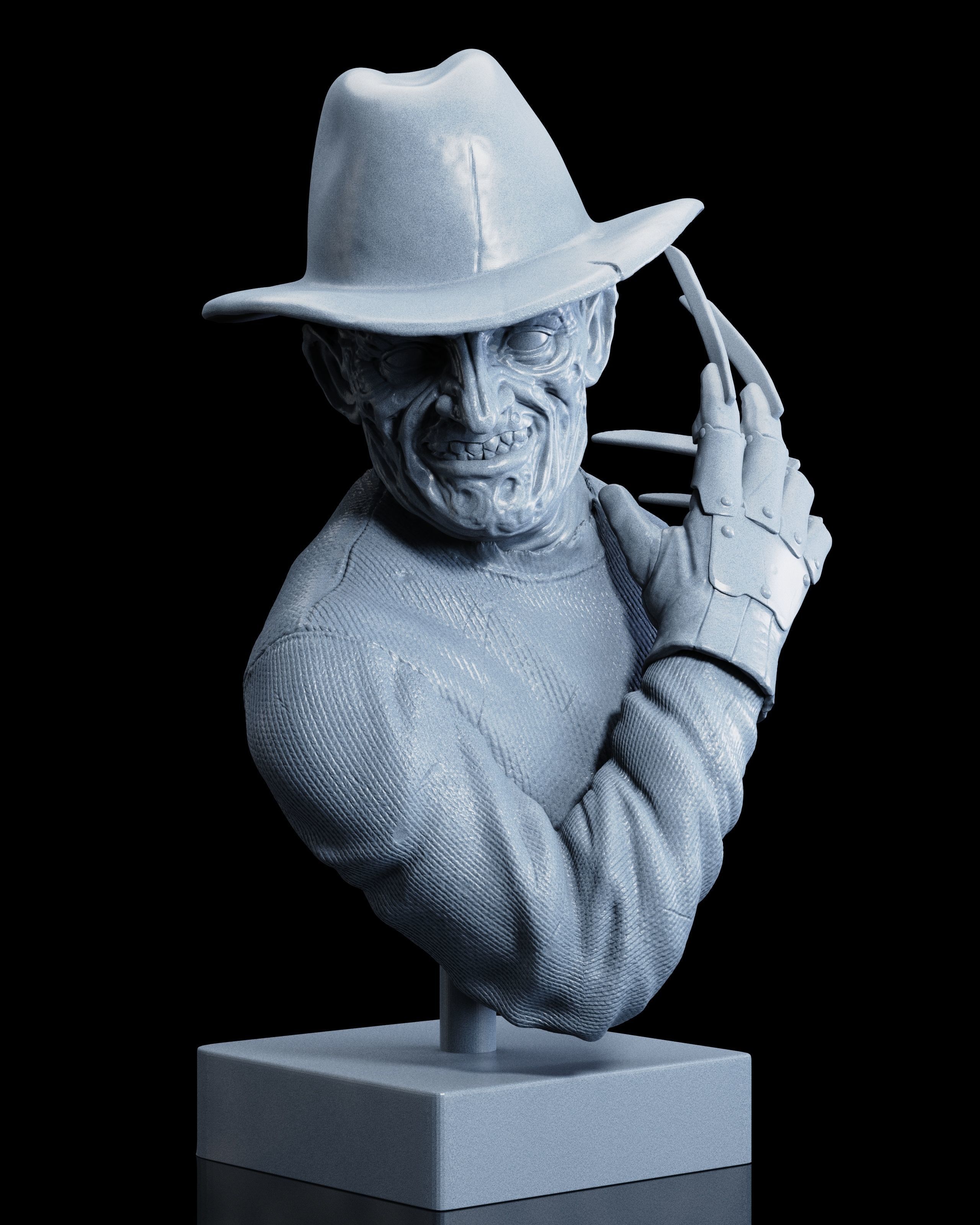 FREDDY KRUEGER BUST free 3D model 3D printable | CGTrader