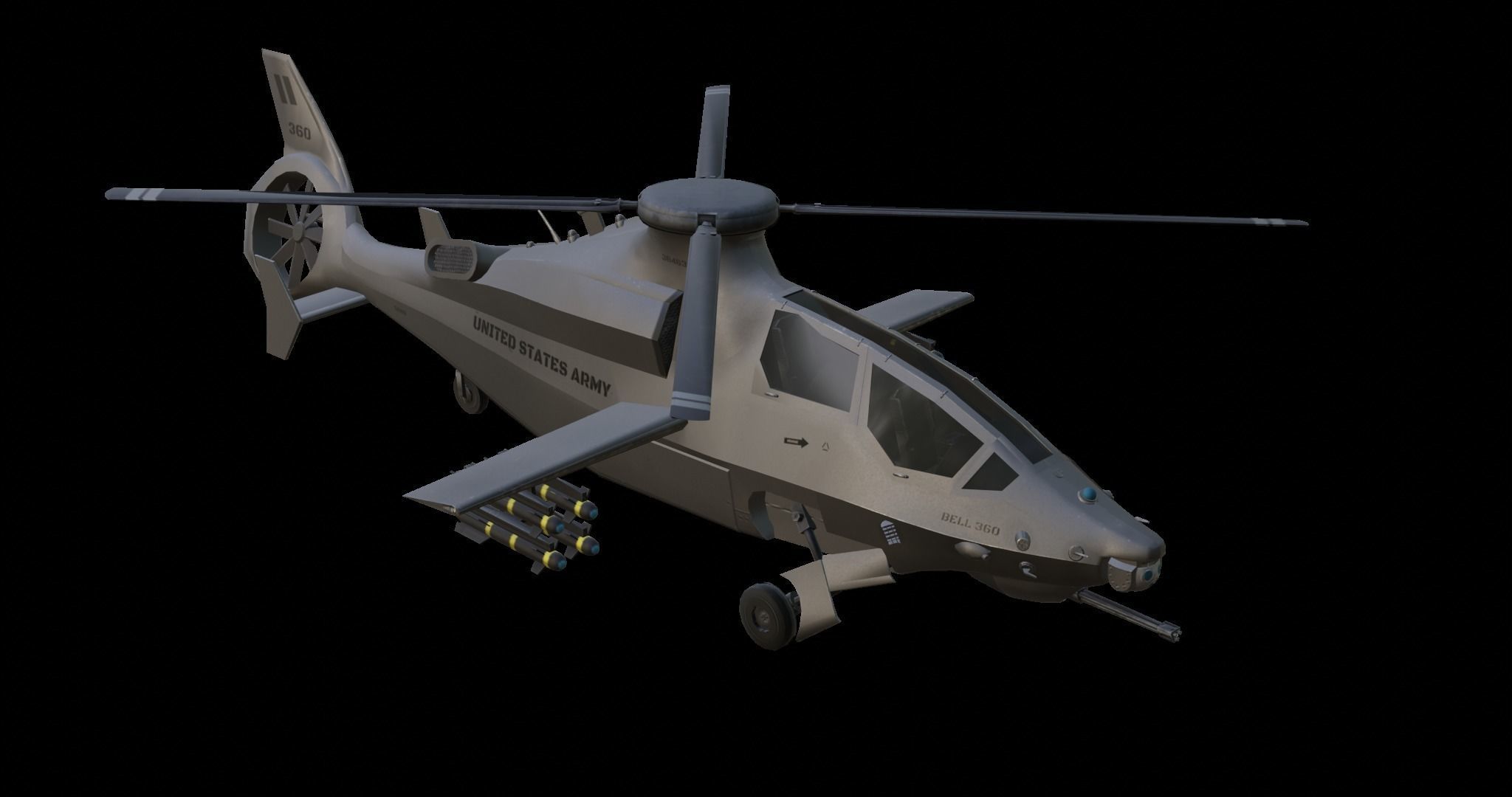 3D model Bell-360-invictus VR / AR / low-poly | CGTrader