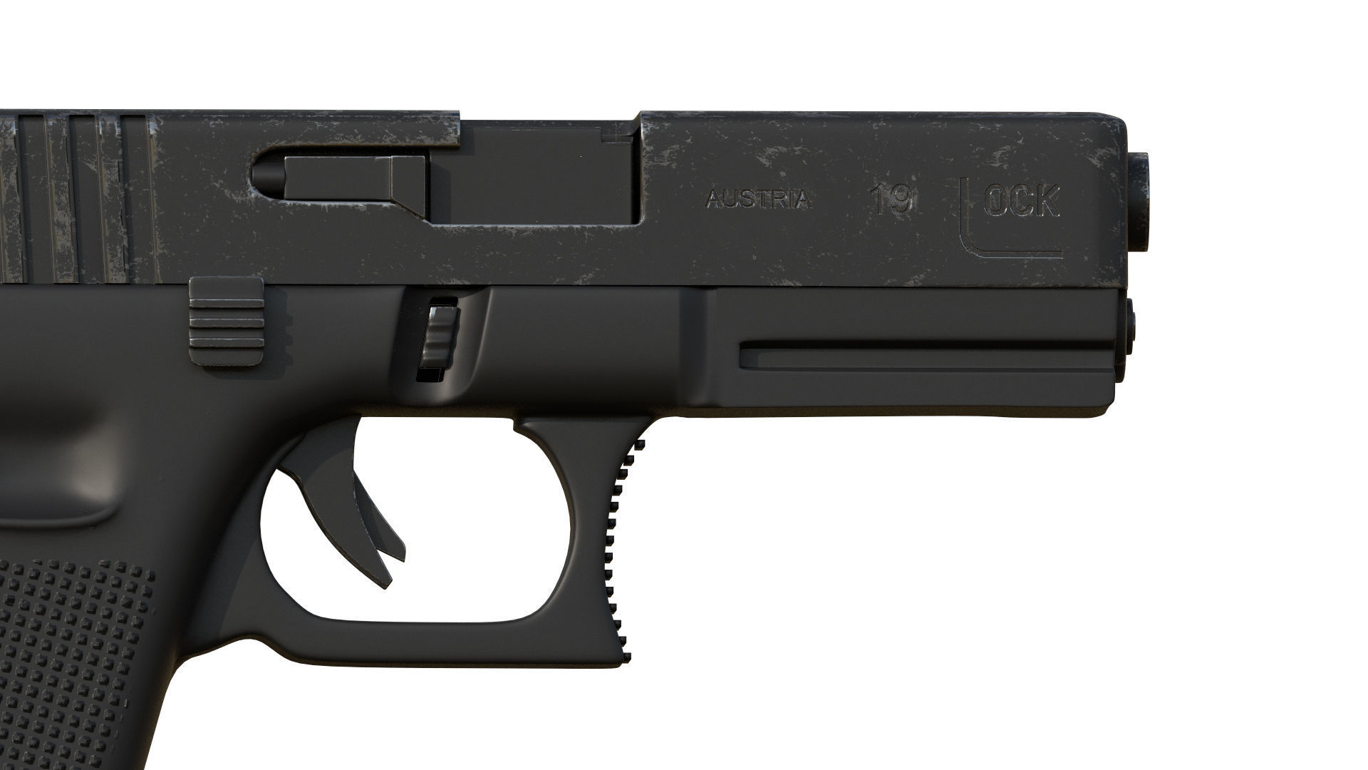 3D model hand gun VR / AR / low-poly | CGTrader