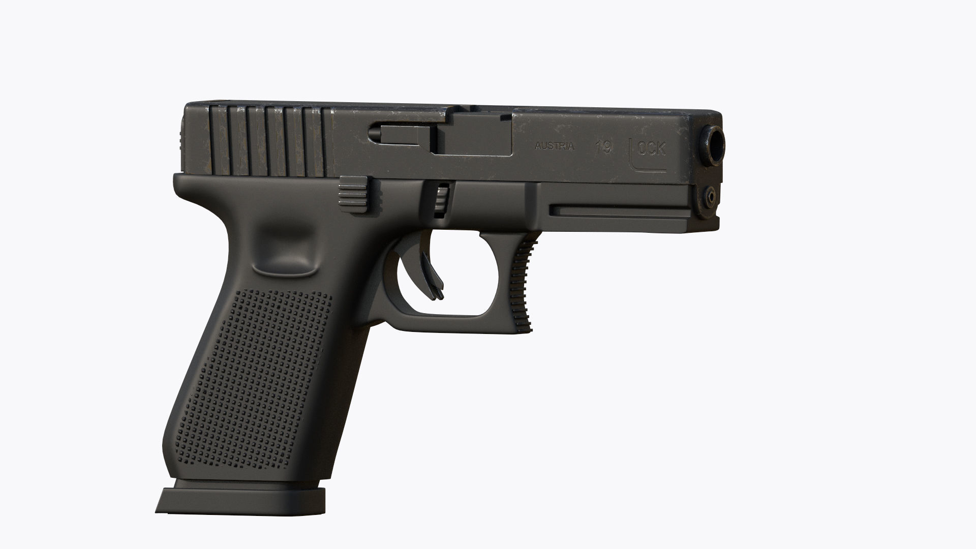 3D model hand gun VR / AR / low-poly | CGTrader