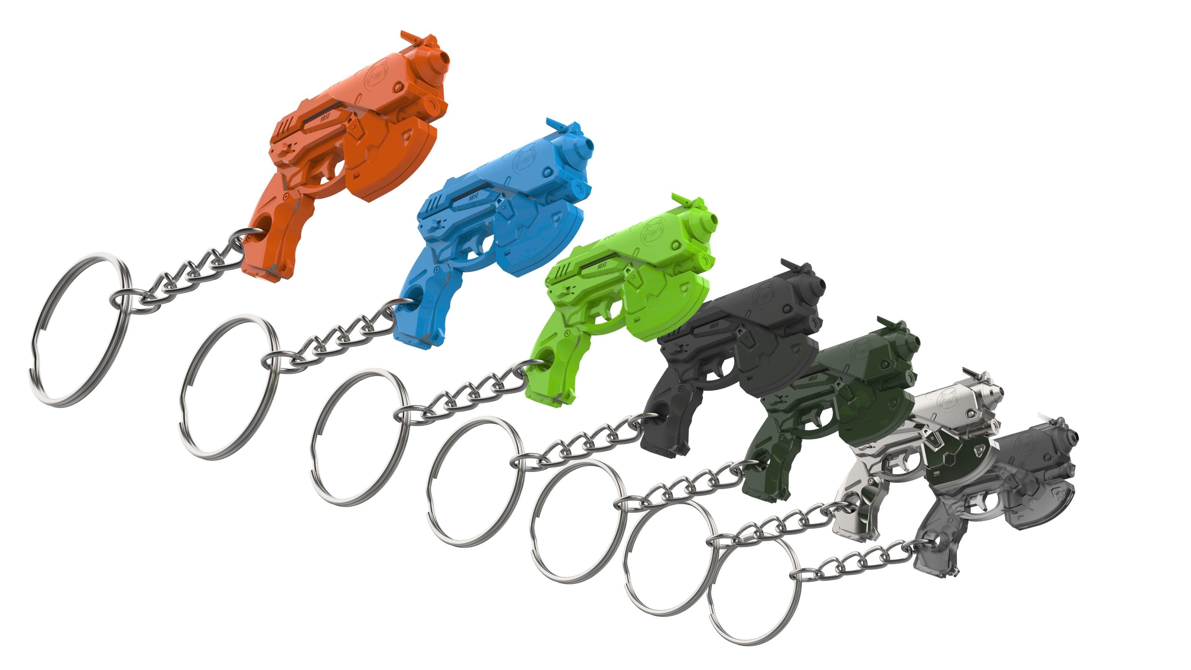 Keychain - DVa Black Cat - Overwatch - Printable model - STL 3D model ...