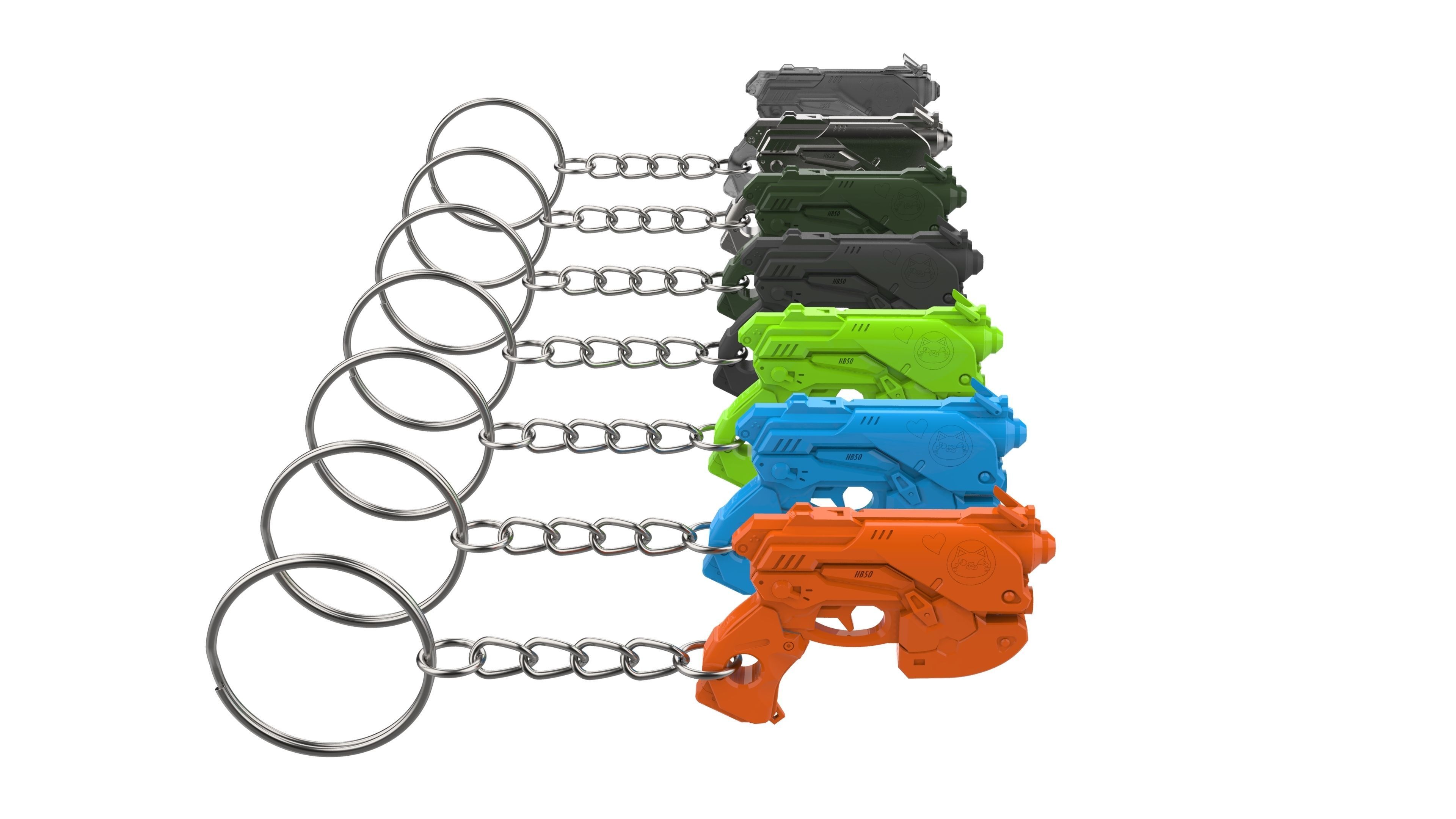 Keychain - DVa Black Cat - Overwatch - Printable model - STL 3D model ...