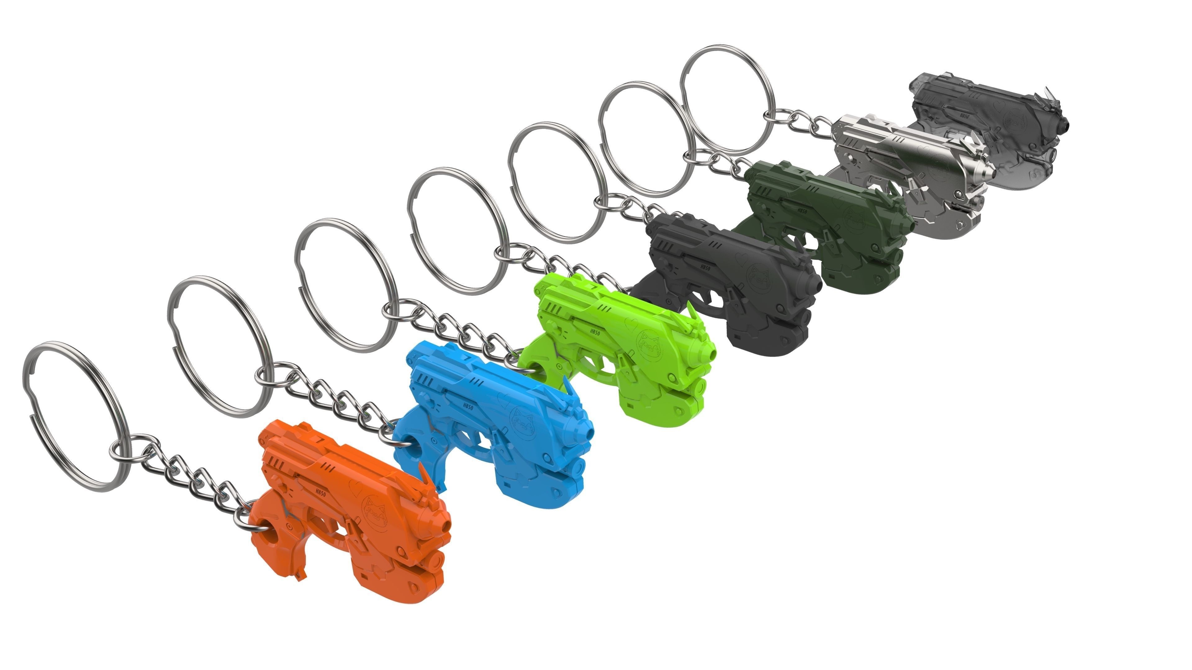 Keychain - DVa Black Cat - Overwatch - Printable model - STL 3D model ...