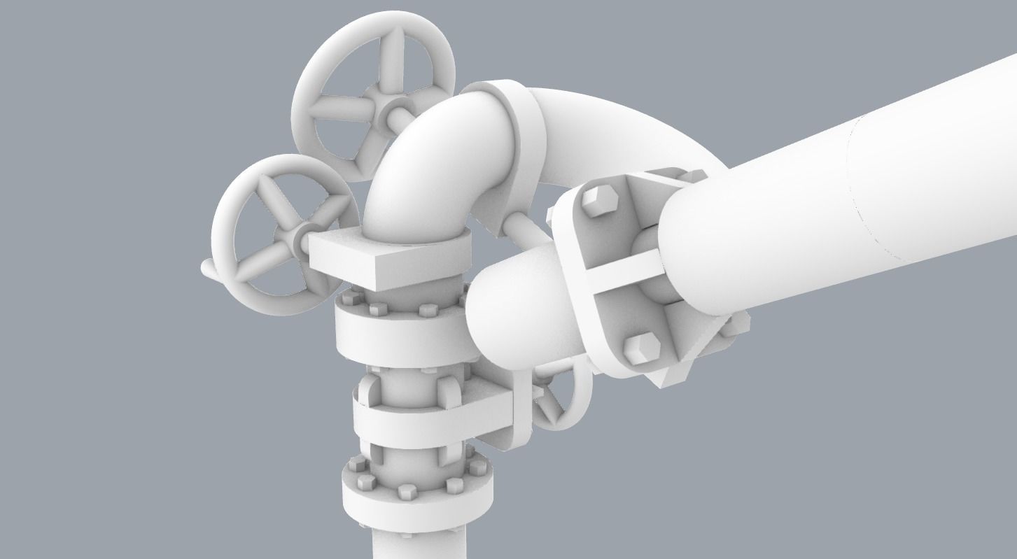 3D model Firepro Water Cannon VR / AR / low-poly | CGTrader