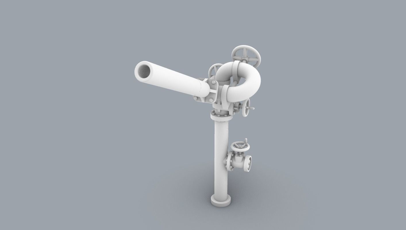 3D model Firepro Water Cannon VR / AR / low-poly | CGTrader