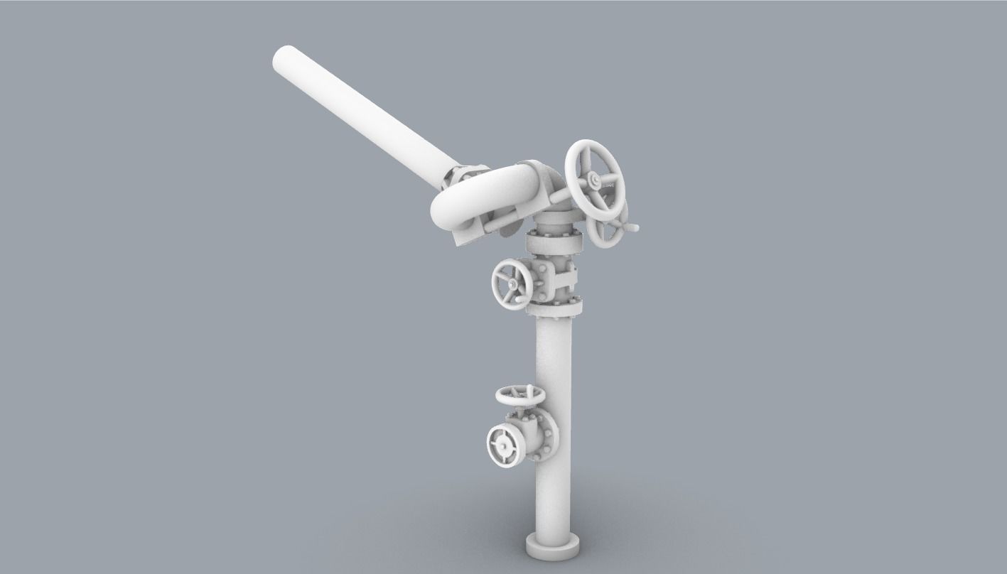 PM Firepro Water Cannon 3D model 3D printable | CGTrader