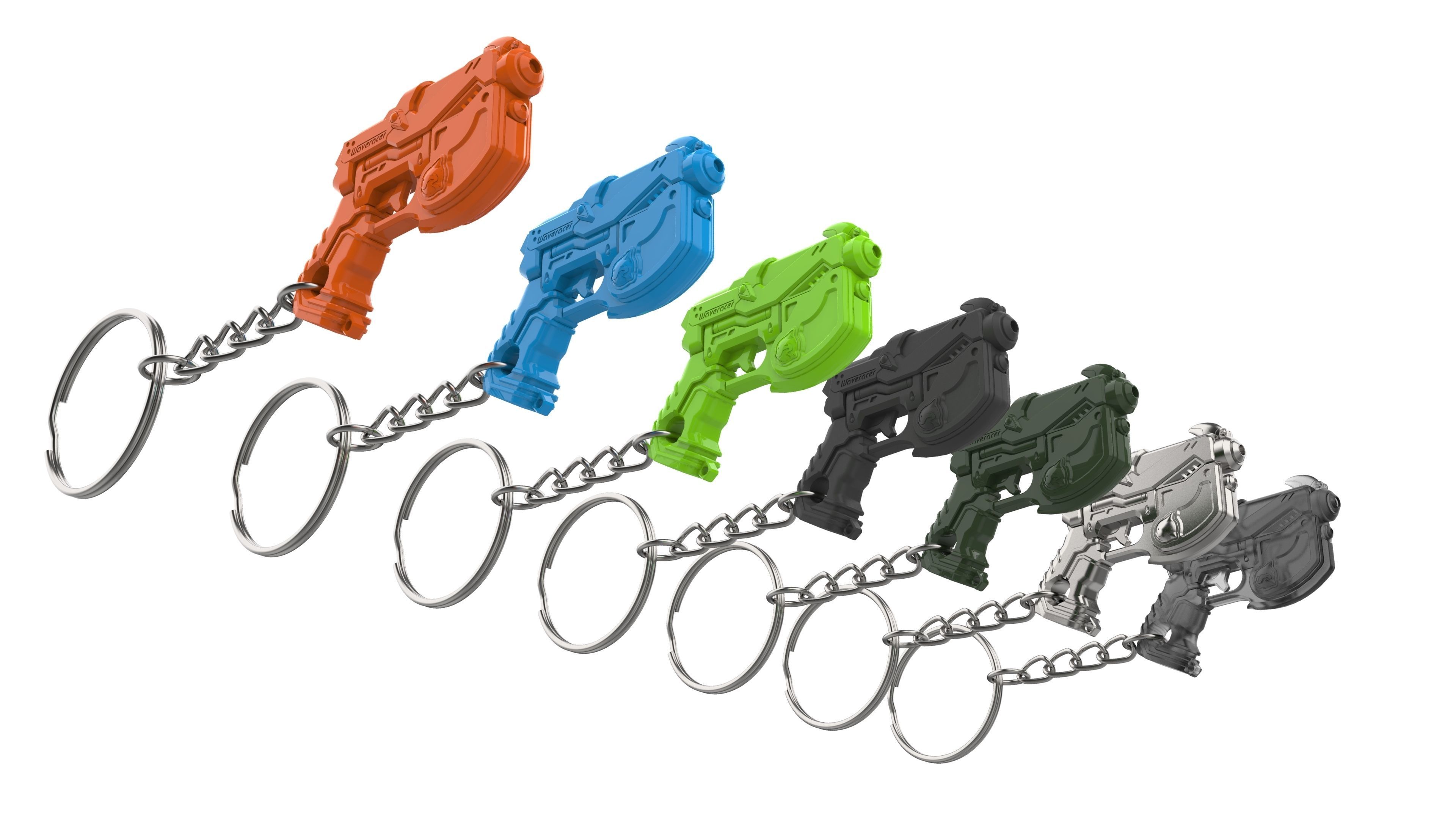 Keychain - DVa Waveracer Blaster - Overwatch - Printable - STL 3D model ...