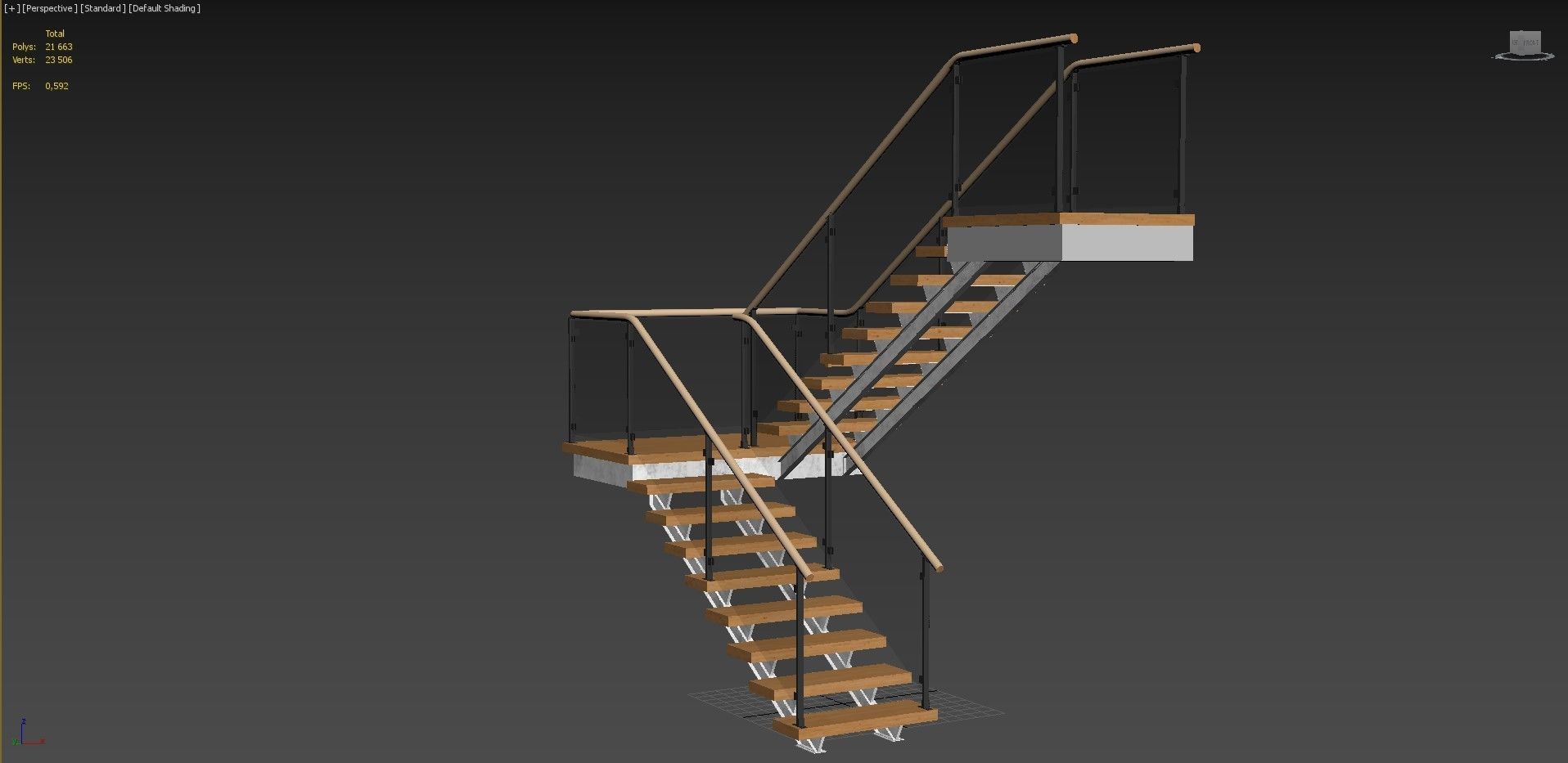 Stair 4 3D model | CGTrader