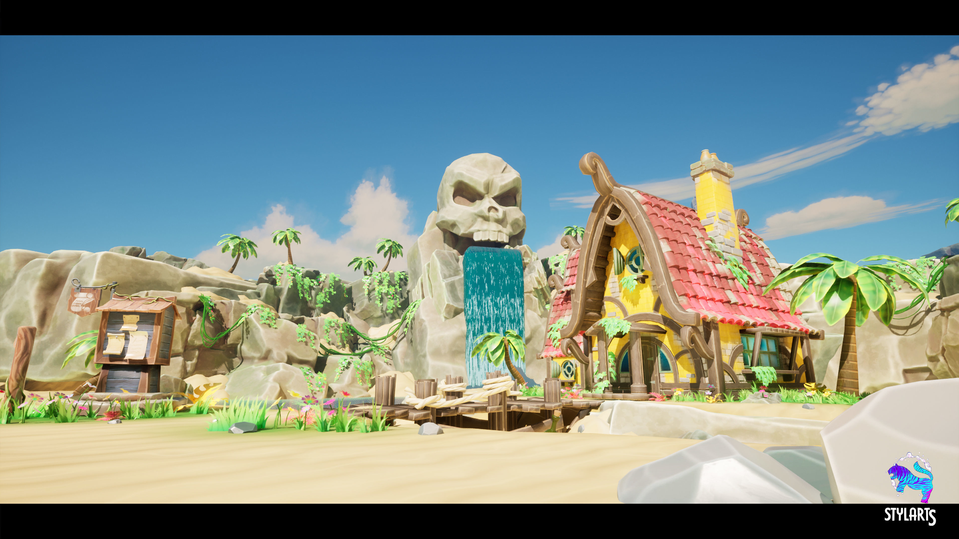 3D model Stylized Pirate Dream Island VR / AR / low-poly | CGTrader