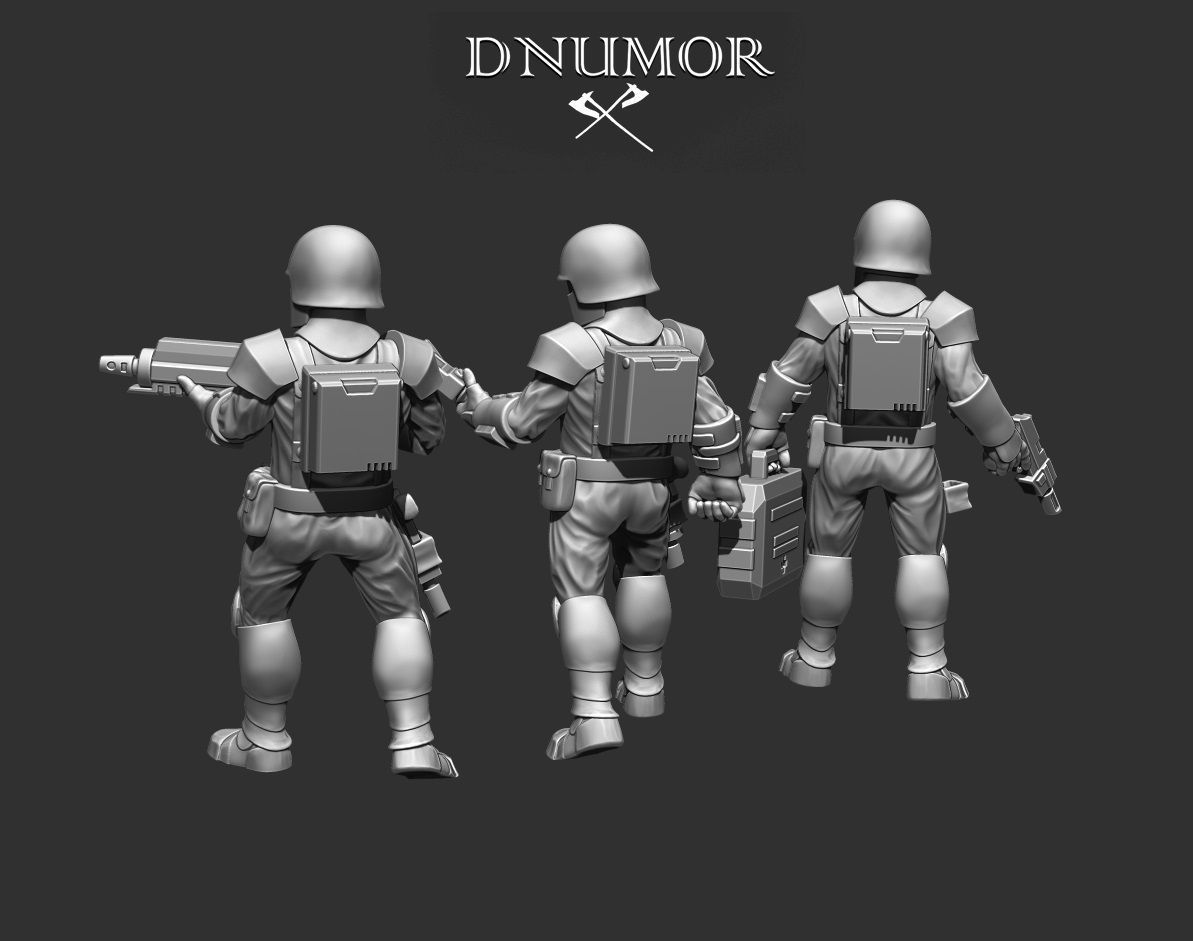 Space Explorers 3D Print Model 3D model 3D printable | CGTrader