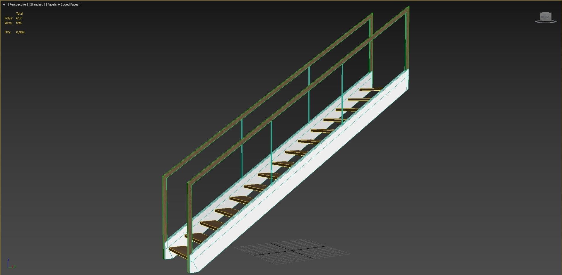Modern Stair 5 3D model | CGTrader