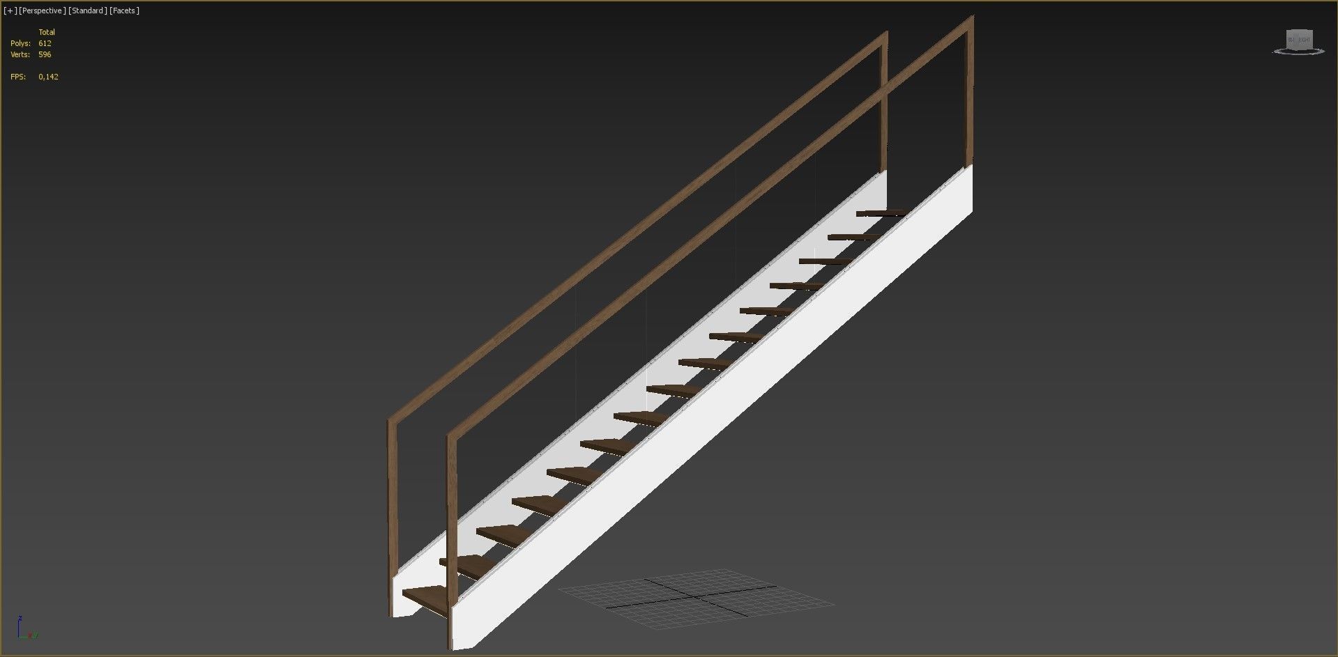 Modern Stair 5 3D model | CGTrader