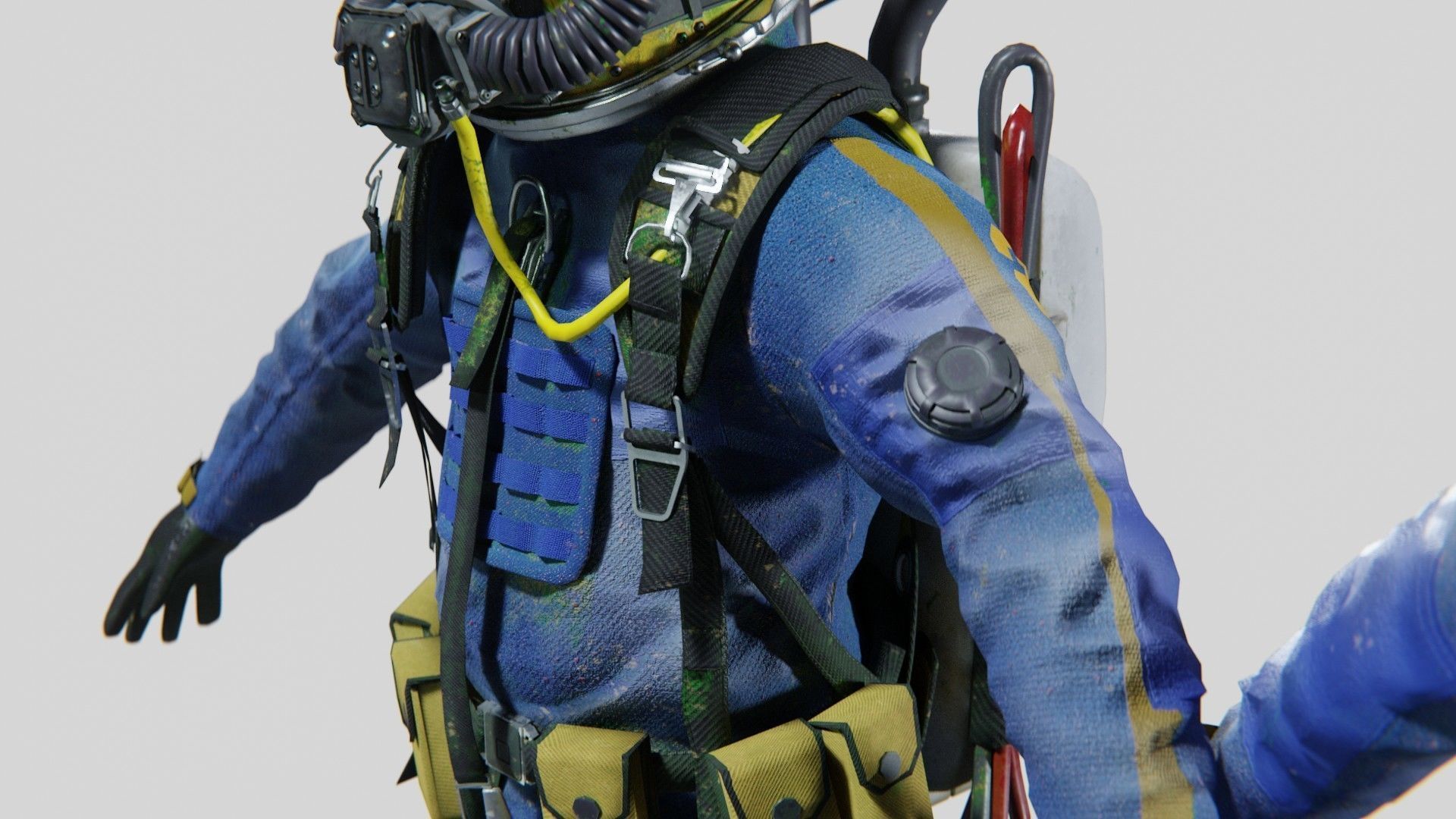3D model Modern Deep Sea Diving Suit VR / AR / low-poly | CGTrader